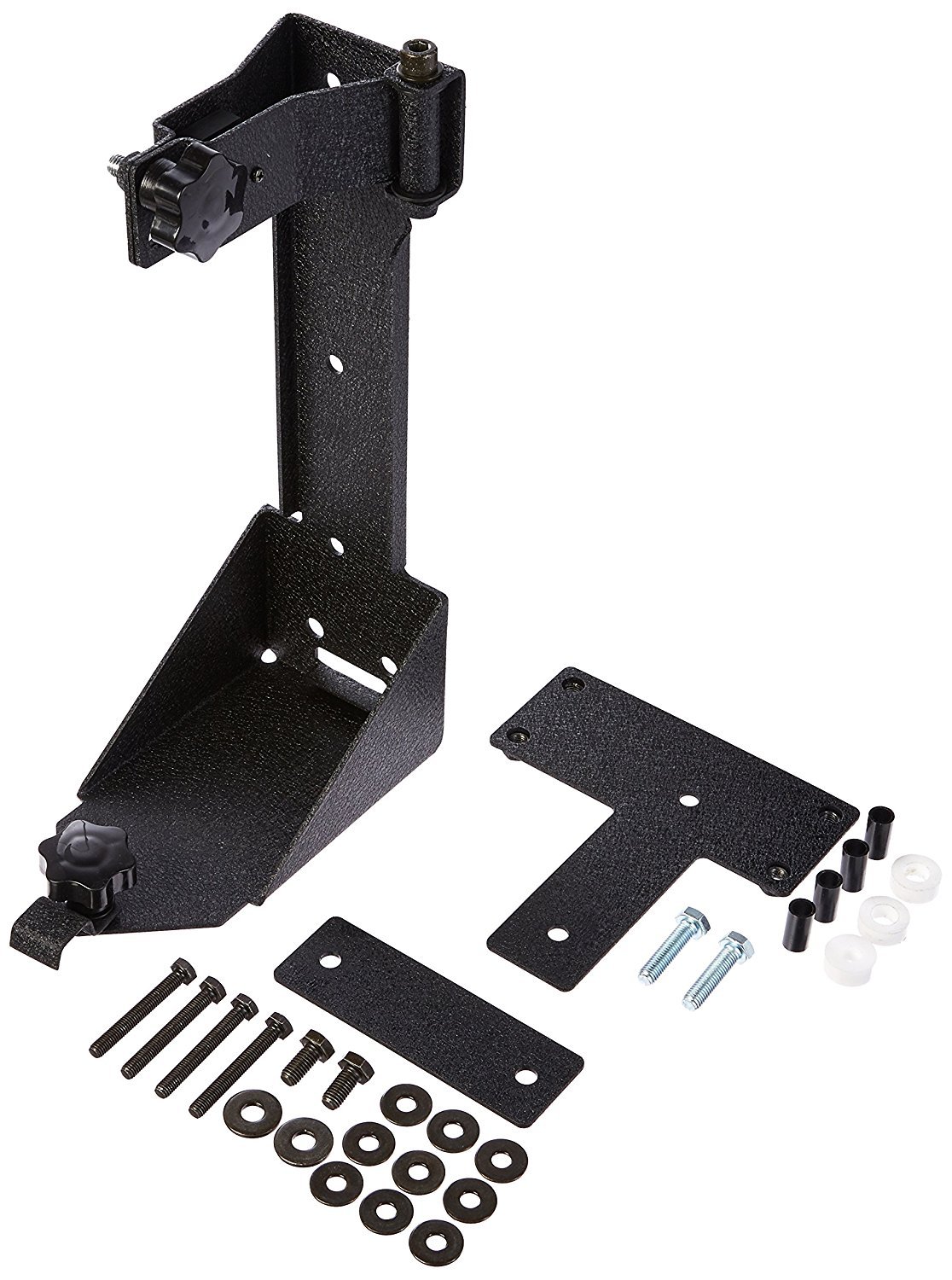 Rugged Ridge 11586.01 Jack Mounting Bracket; 07-18 Jeep Wrangler JK , Black
