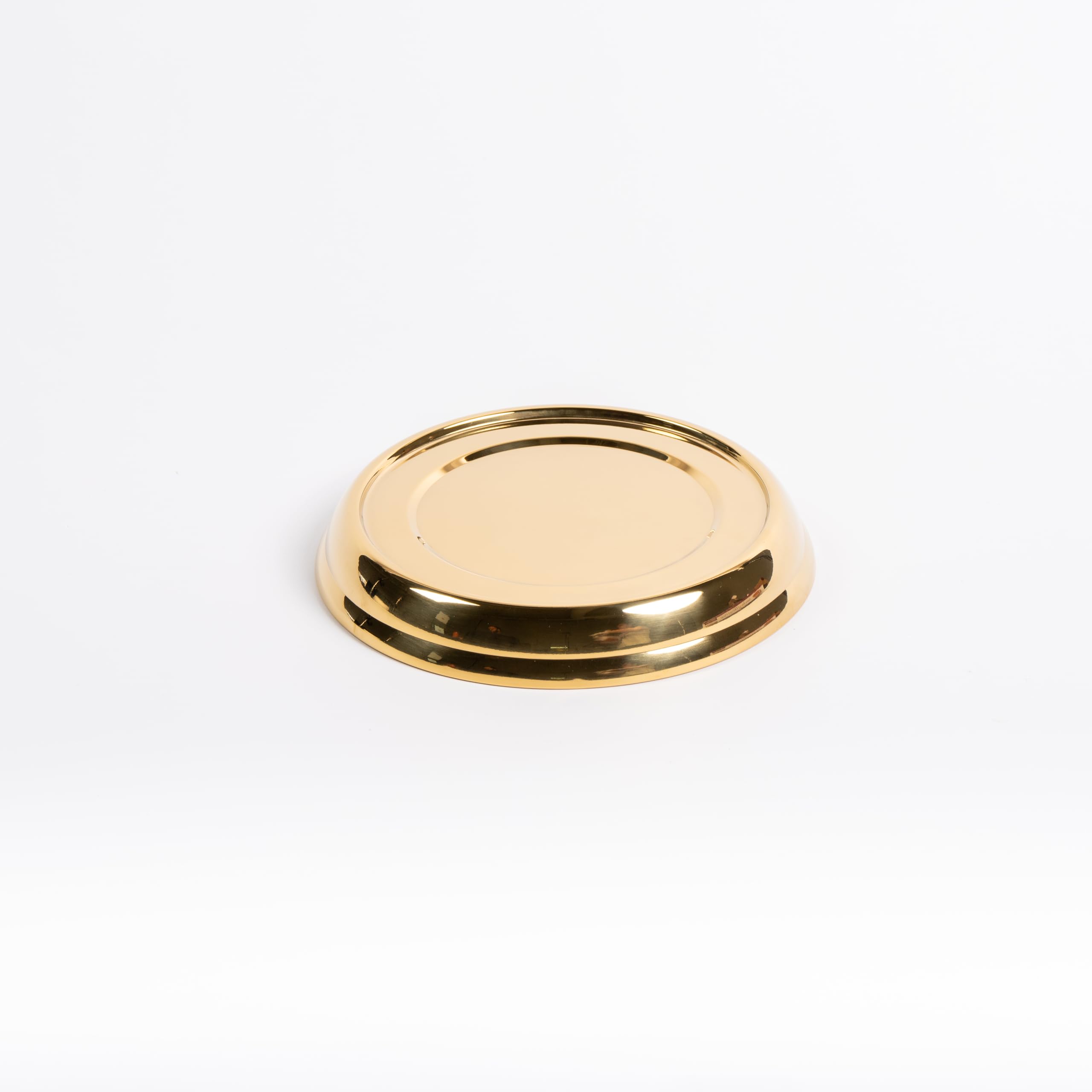 Broadman Church Supplies RemembranceWare Communion Stacking Bread Plate Base, Brass