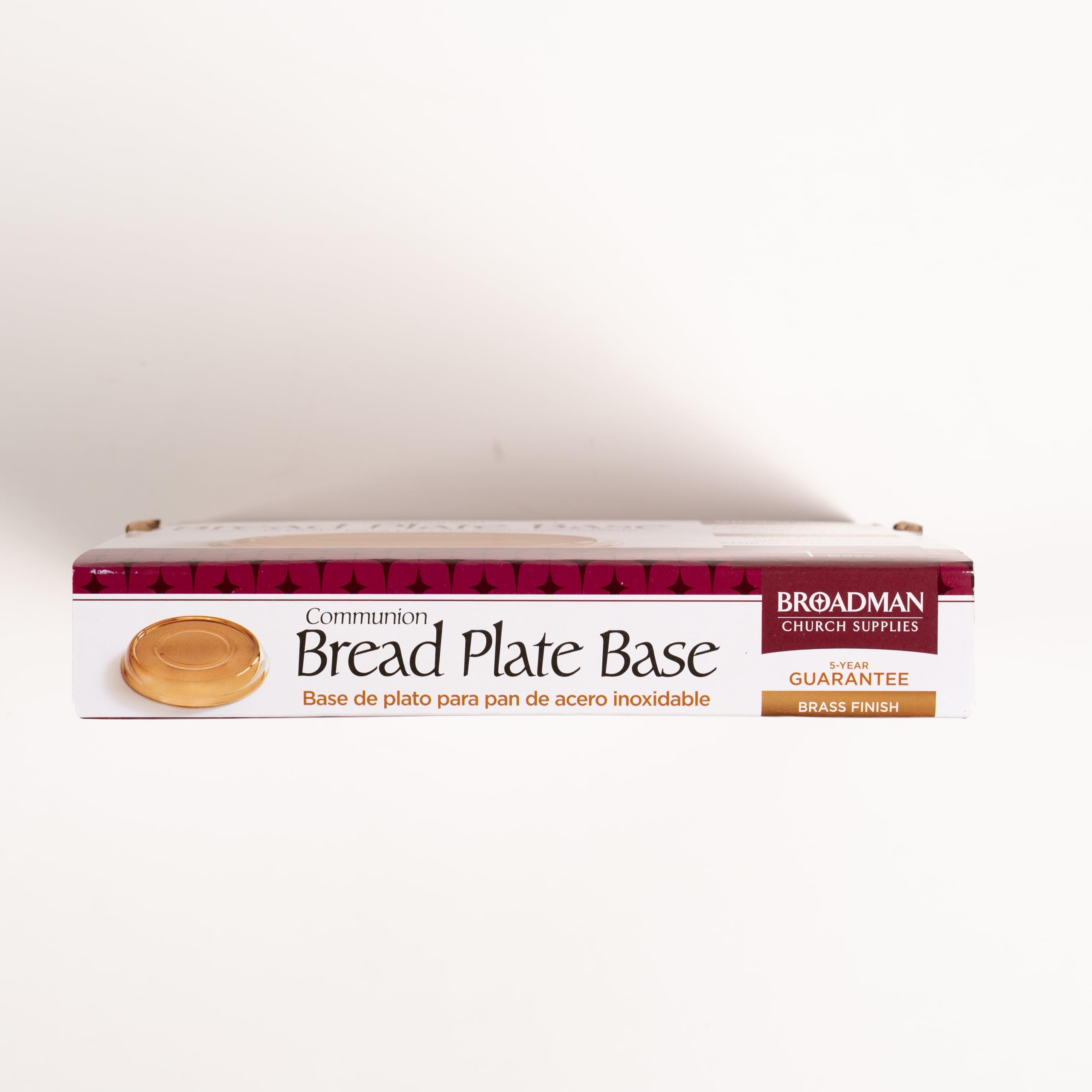 Broadman Church Supplies RemembranceWare Communion Stacking Bread Plate Base, Brass
