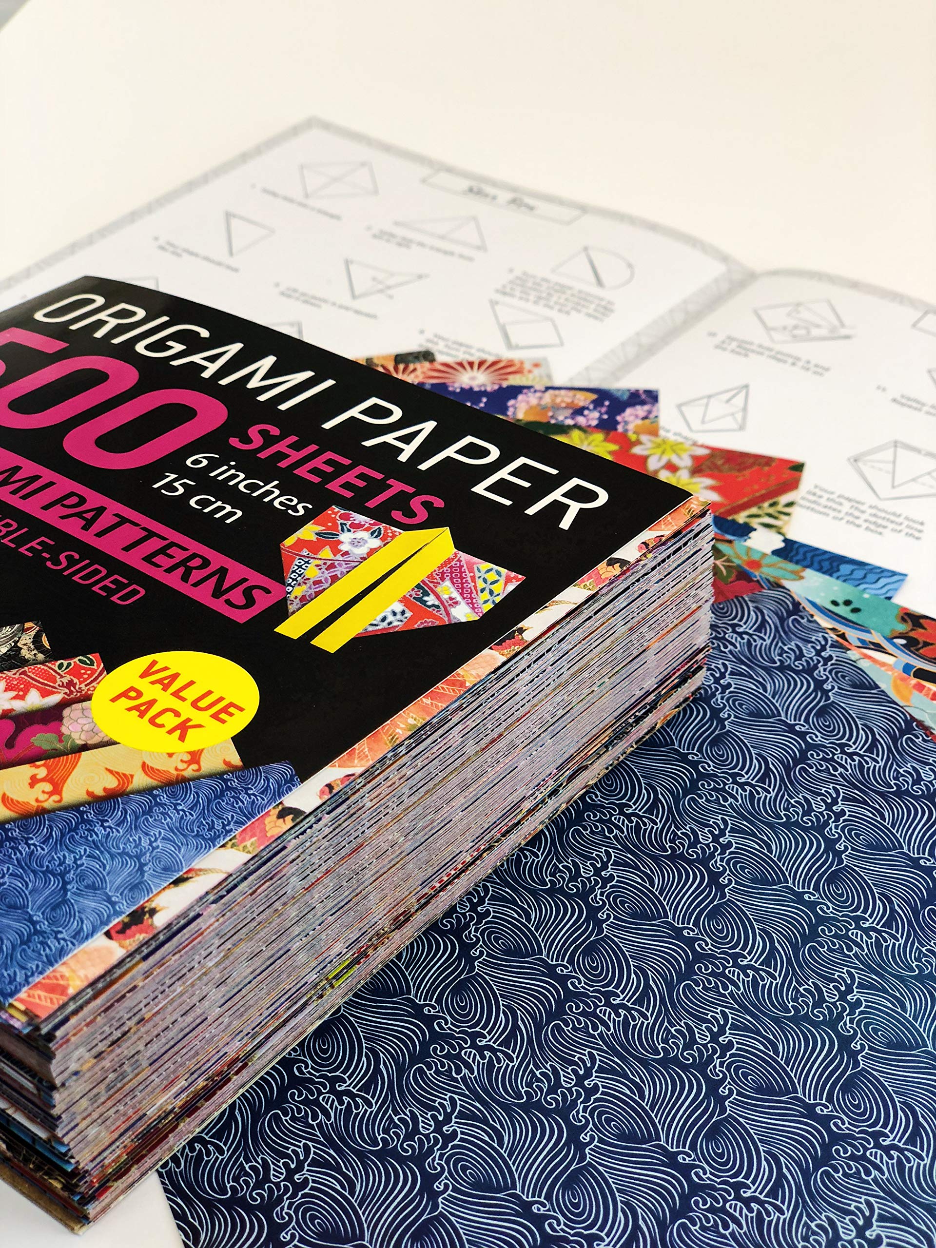Origami Paper 500 sheets Chiyogami Patterns 6" 15cm