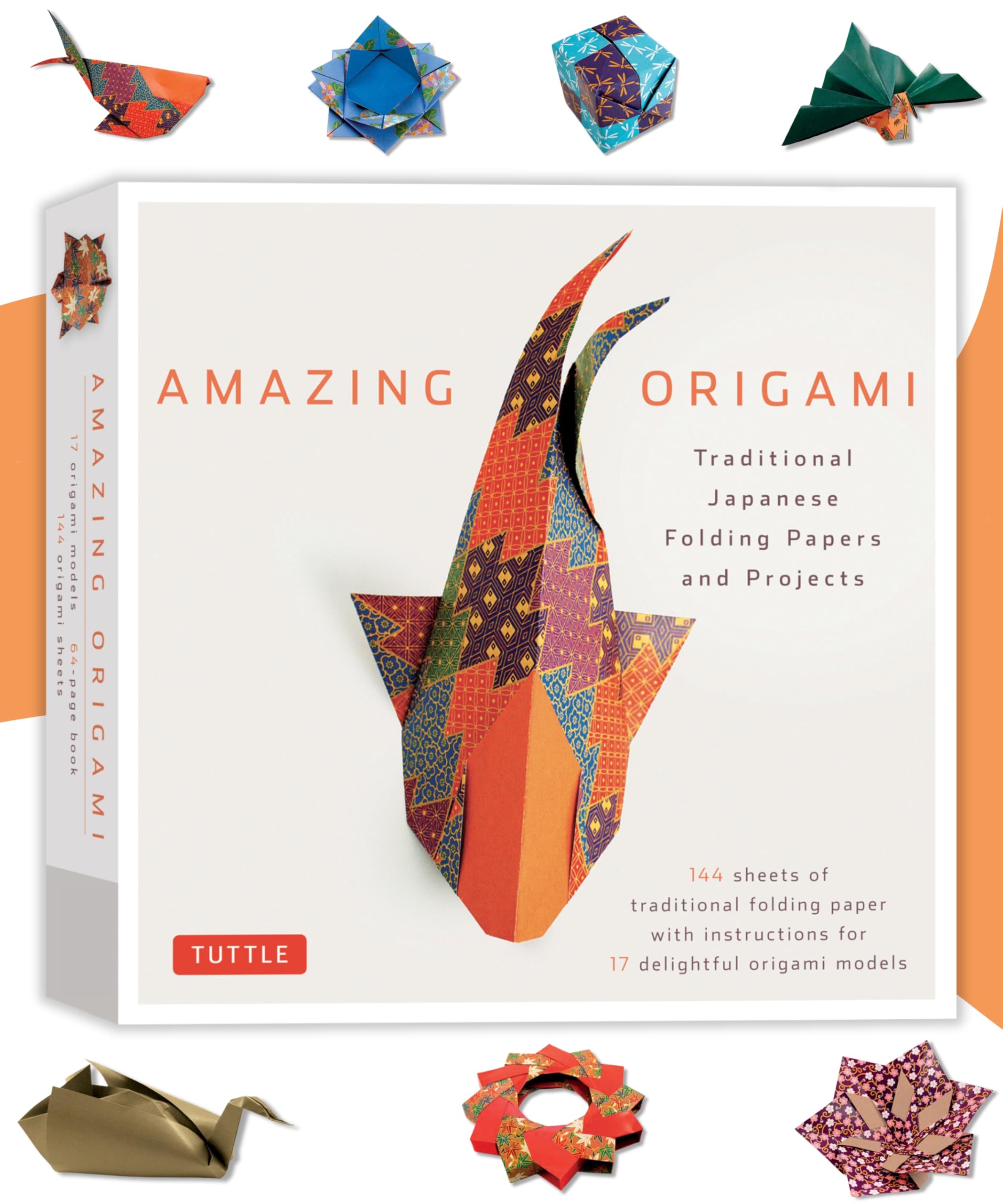Amazing Origami Kit: Traditional Japanese Folding Papers and Projects [144 Origami Papers with Book, 17 Projects]