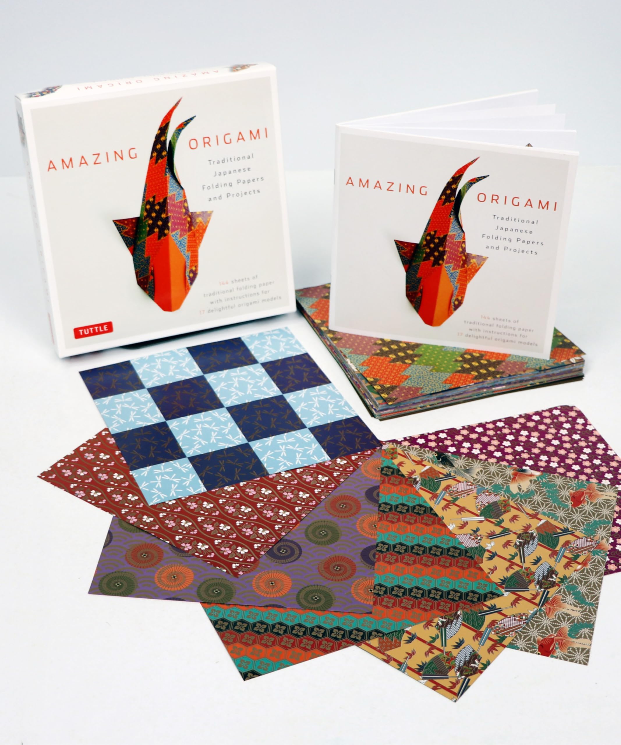 Amazing Origami Kit: Traditional Japanese Folding Papers and Projects [144 Origami Papers with Book, 17 Projects]