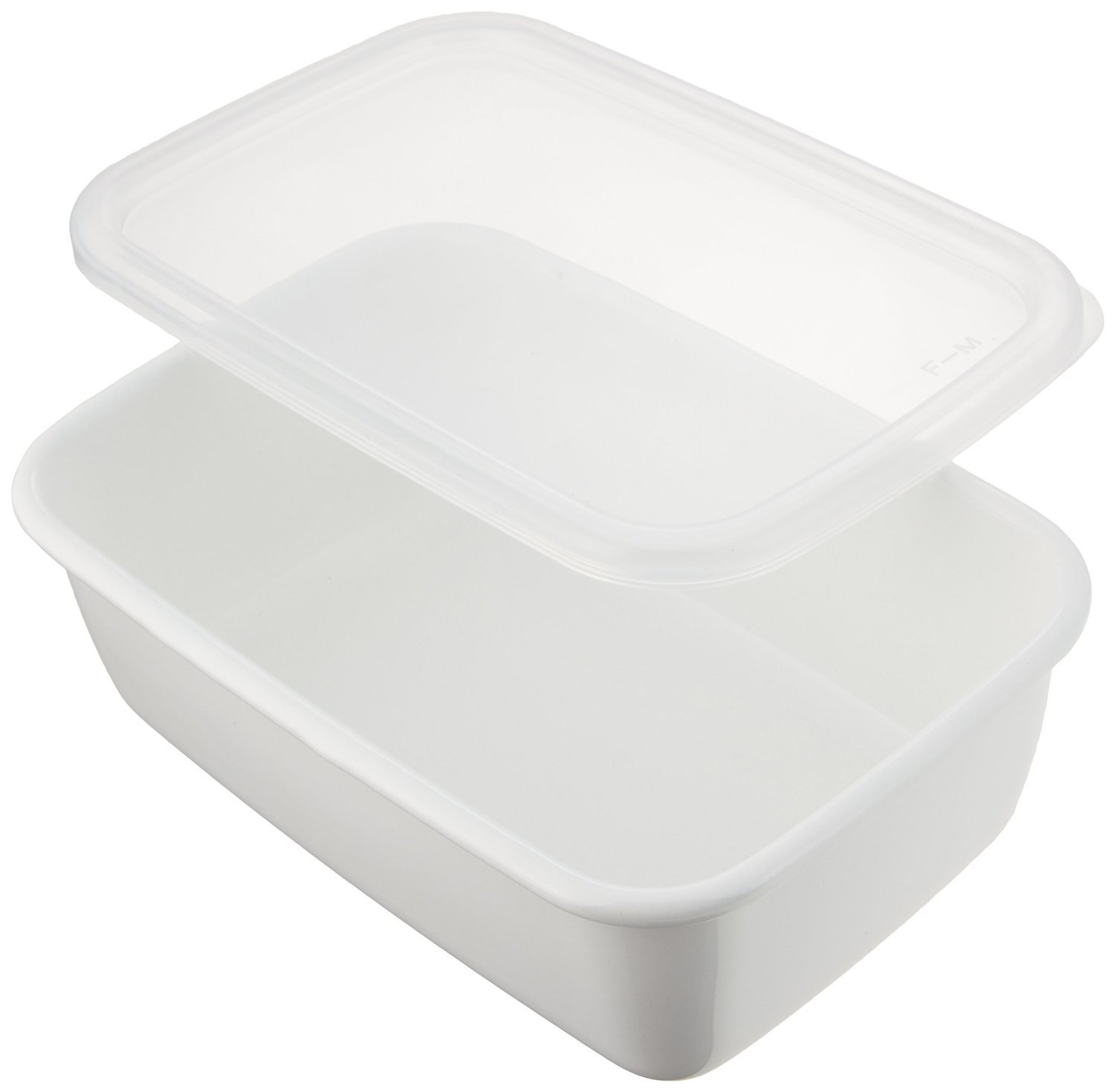 ้็ฐ็บ็ฏ(Nodahoro) Noda Enamel Rectangle deep M White Series WRF-M