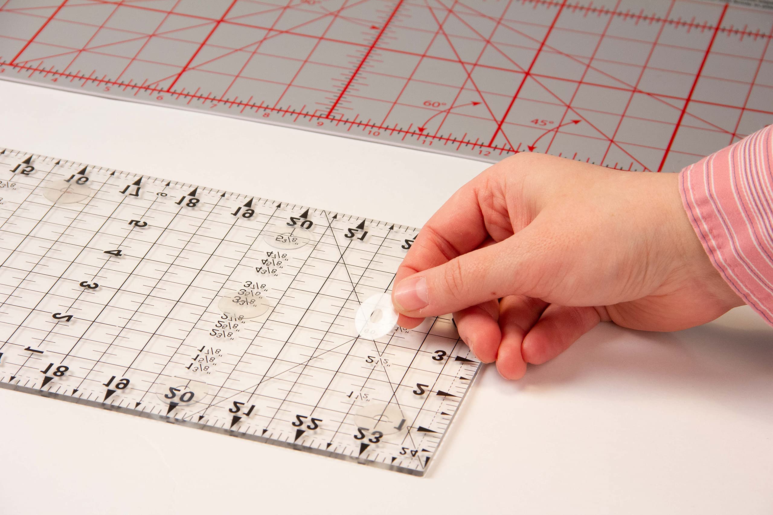 Crafters Workshop TrueCut Non-Slip Ruler Grips, 30/Pkg