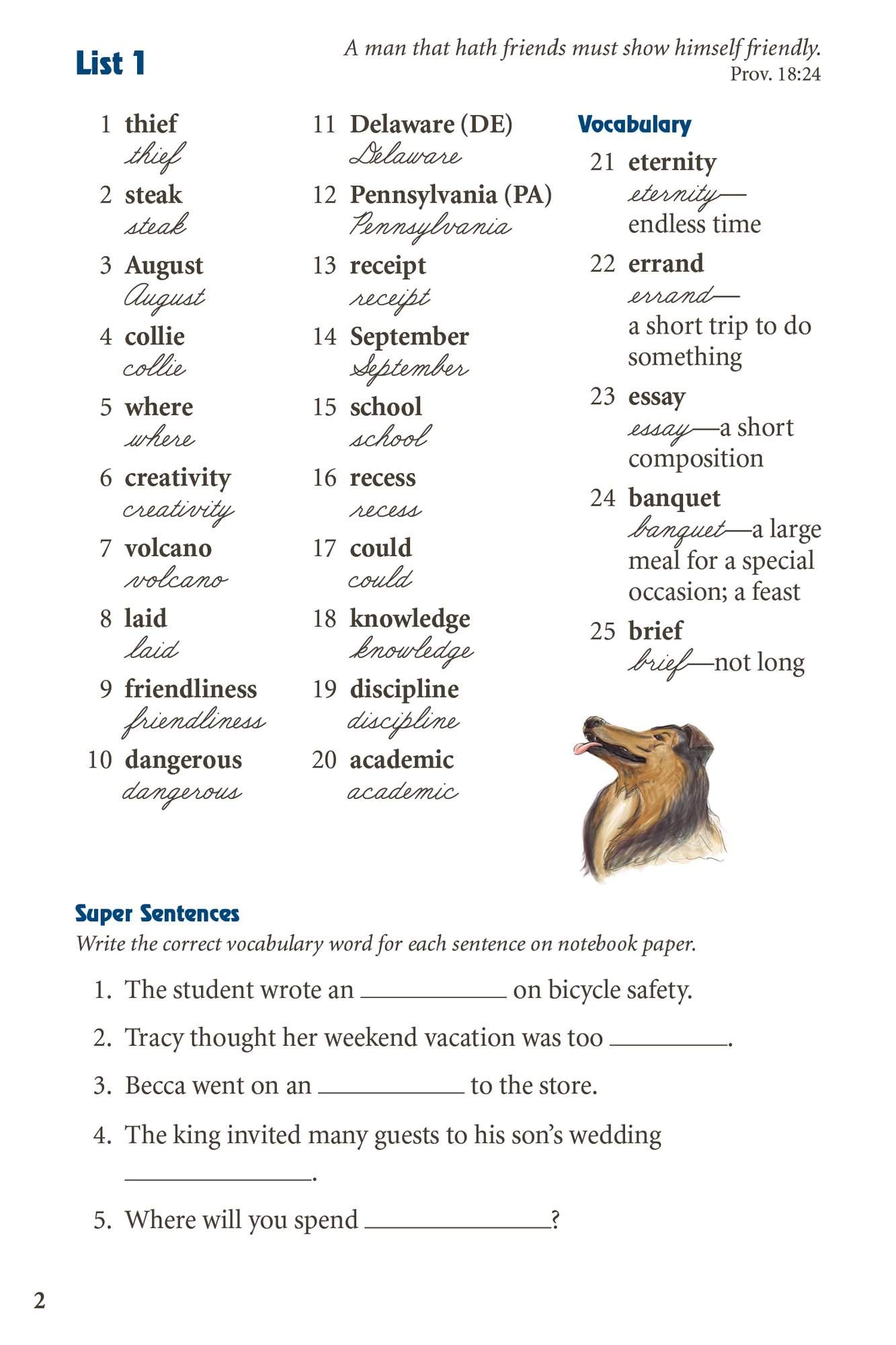 Spelling, Vocab, Poetry 4
