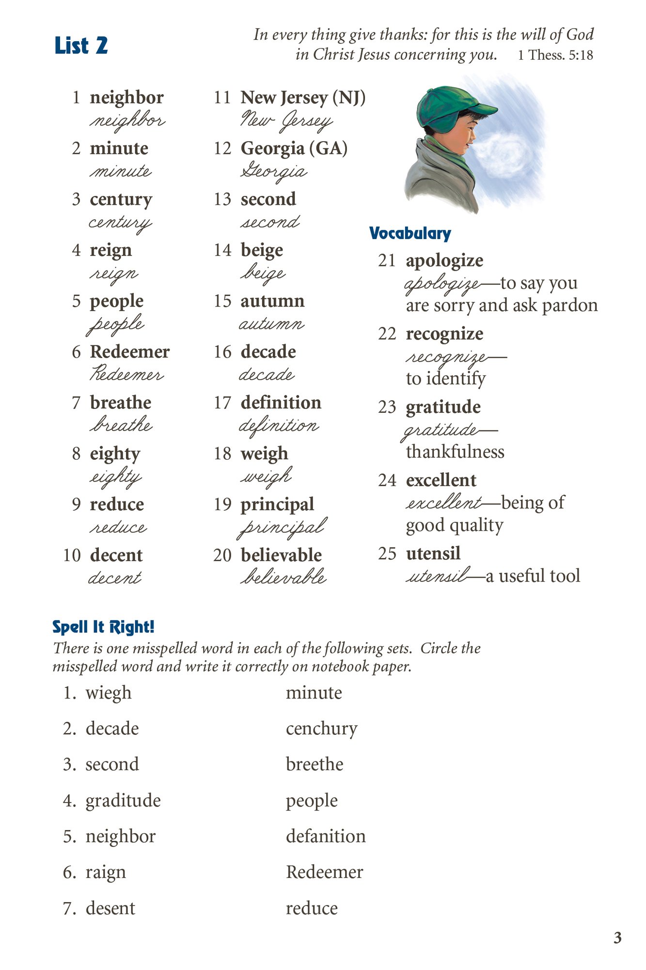 Spelling, Vocab, Poetry 4