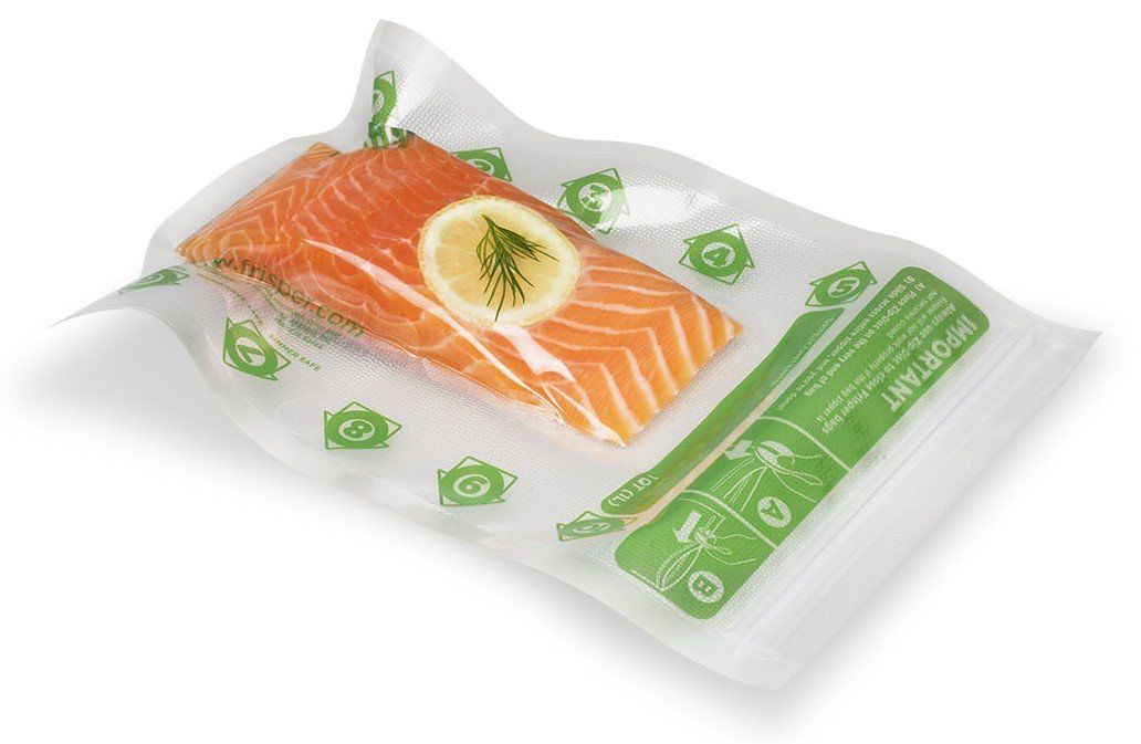 Oliso Pro VAC-SNAP Bags for Oliso Vacuum Sealers (Medium, 1 Quart, 14 Bags)