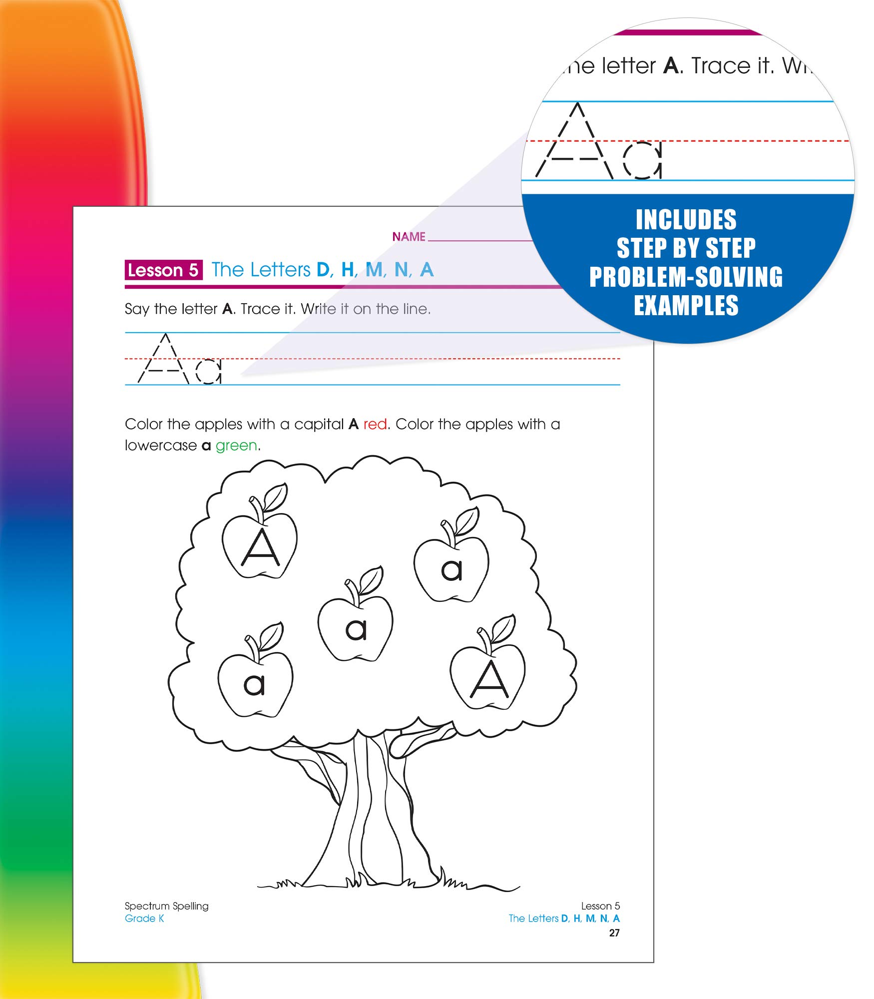 Spelling, Grade K (Spectrum)