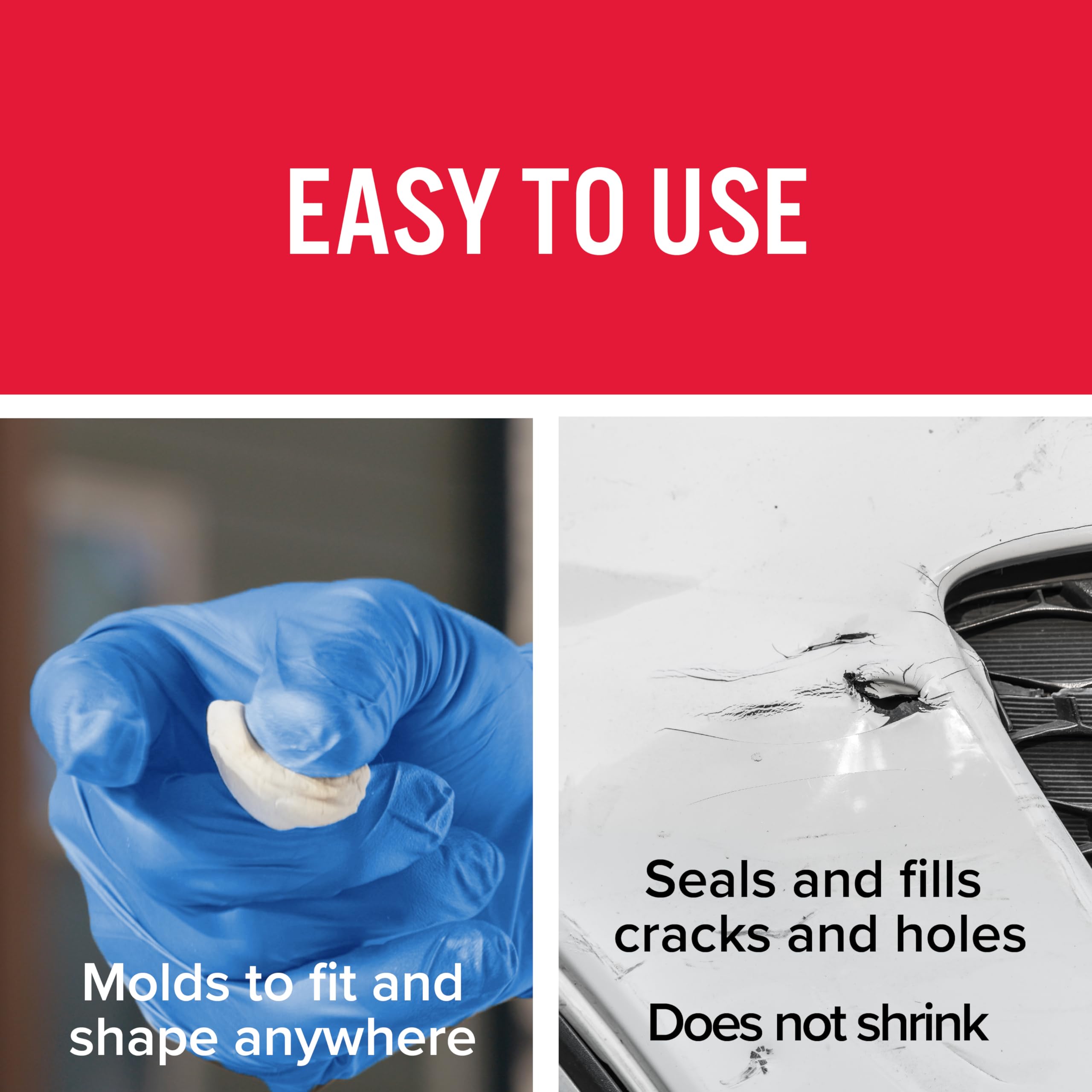 J-B Weld 8237 PlasticWeld Plastic Repair Epoxy Putty - 2 oz.