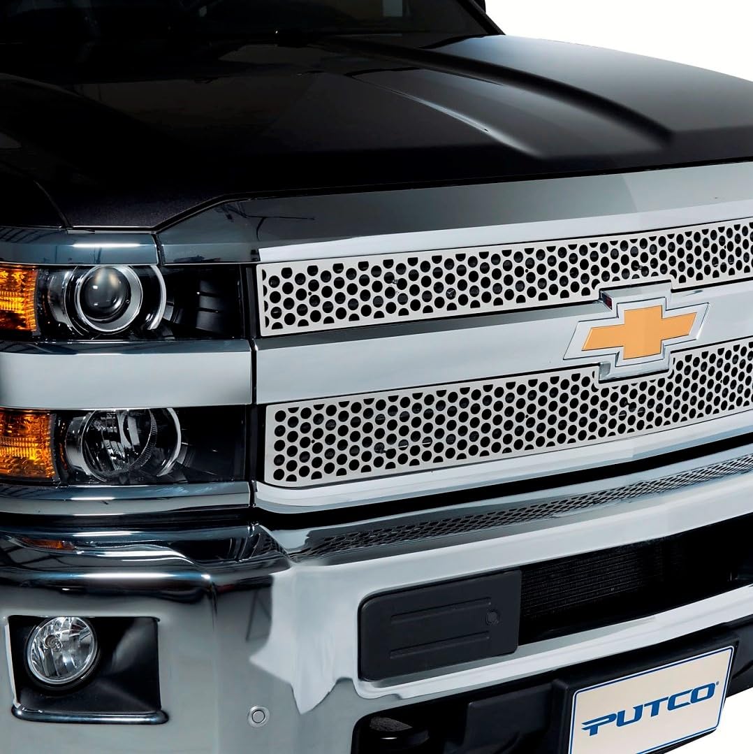 Putco 84102 Punch Mirror Stainless Steel Grille Insert
