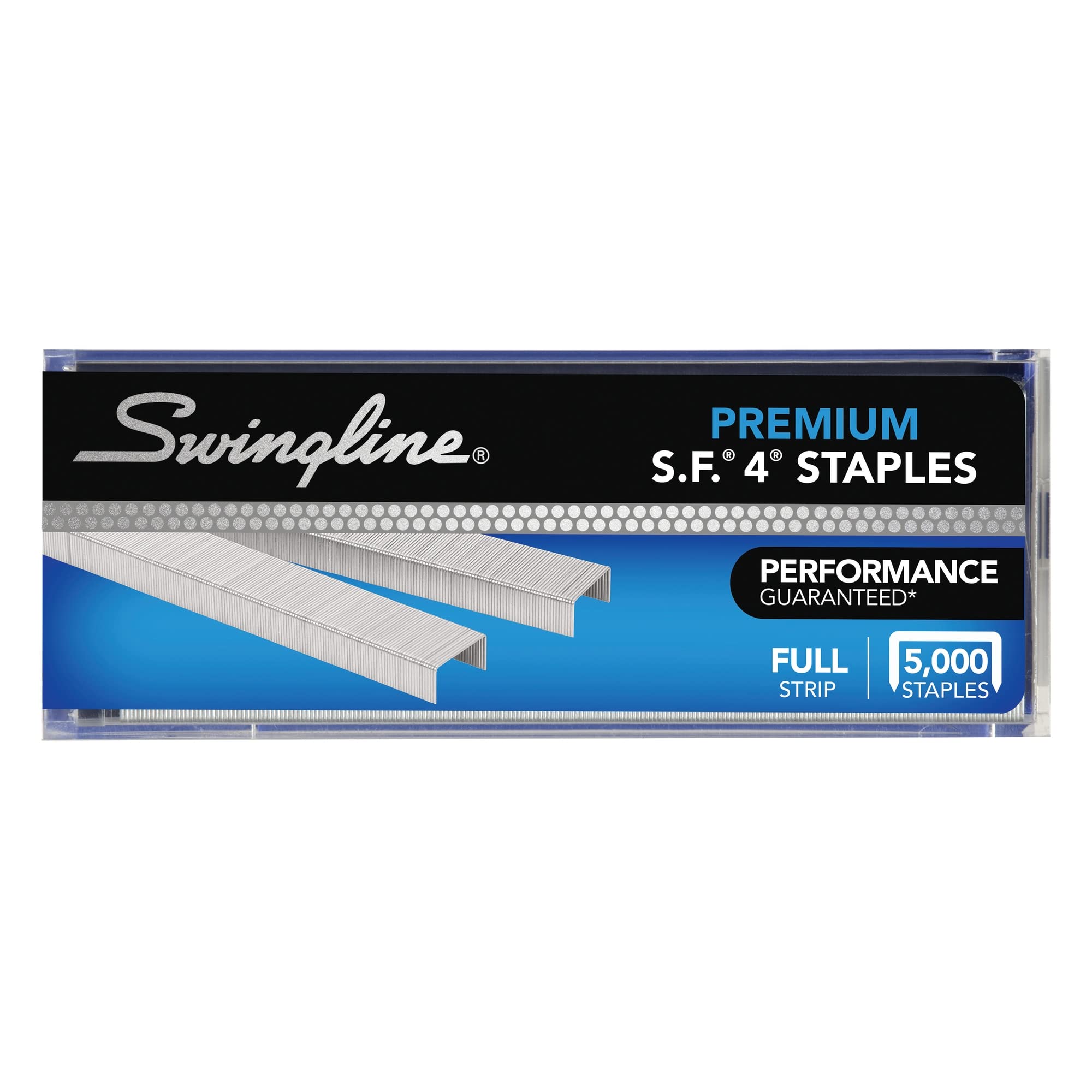 Swingline Staples, S.F. 4, Premium, 1/4 Inches Length, 210/Strip, 5000/Box, 1 Pack (35450)