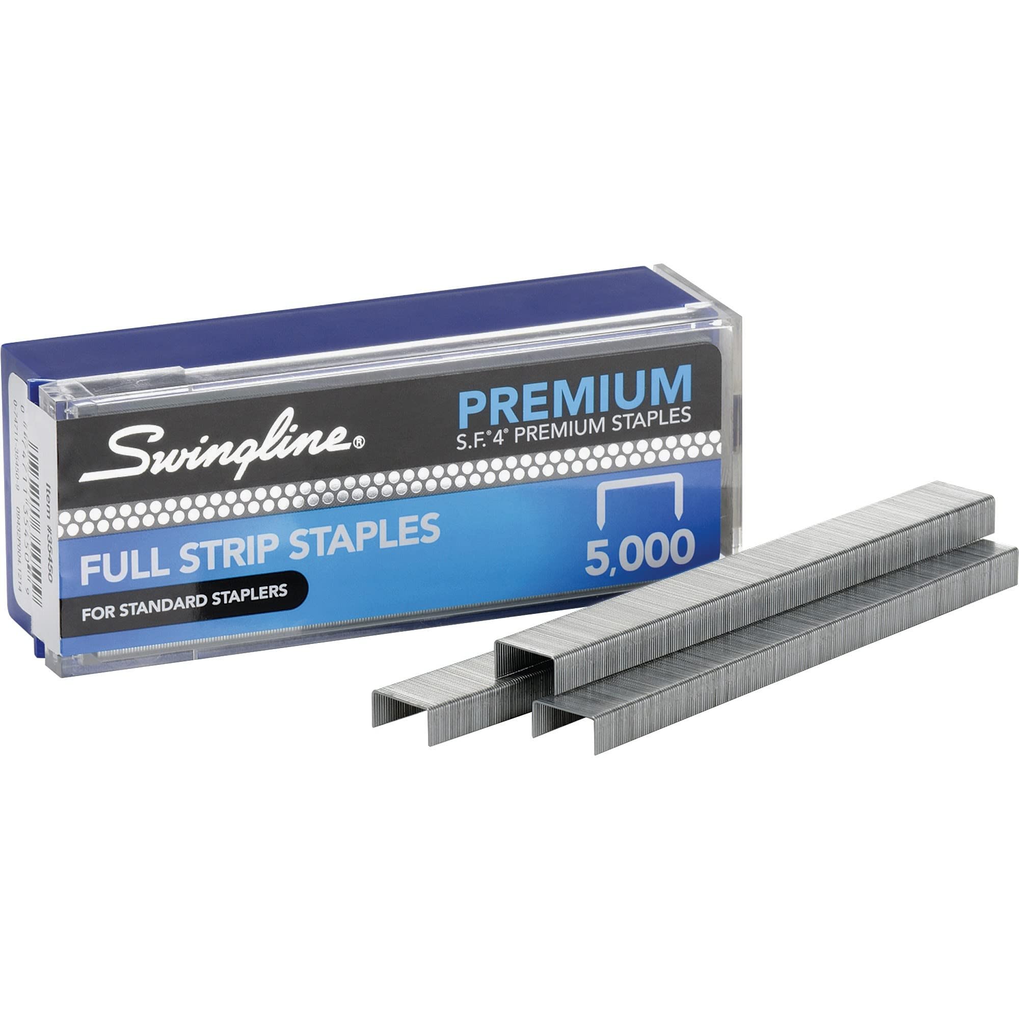 Swingline Staples, S.F. 4, Premium, 1/4 Inches Length, 210/Strip, 5000/Box, 1 Pack (35450)