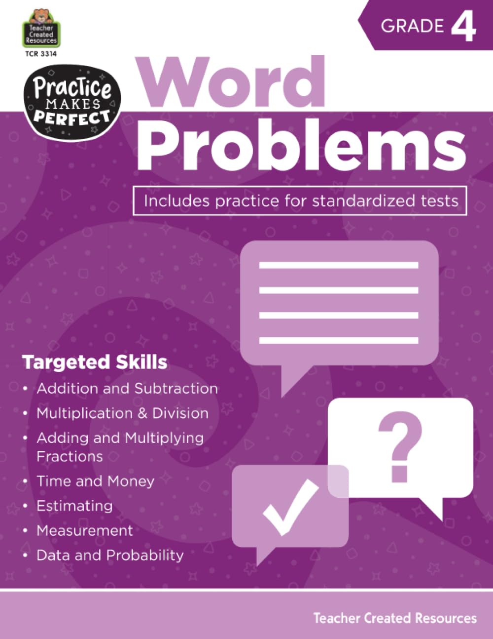 Word Problems Grade 4 (Practice Makes Perfect (Teacher Created Materials))