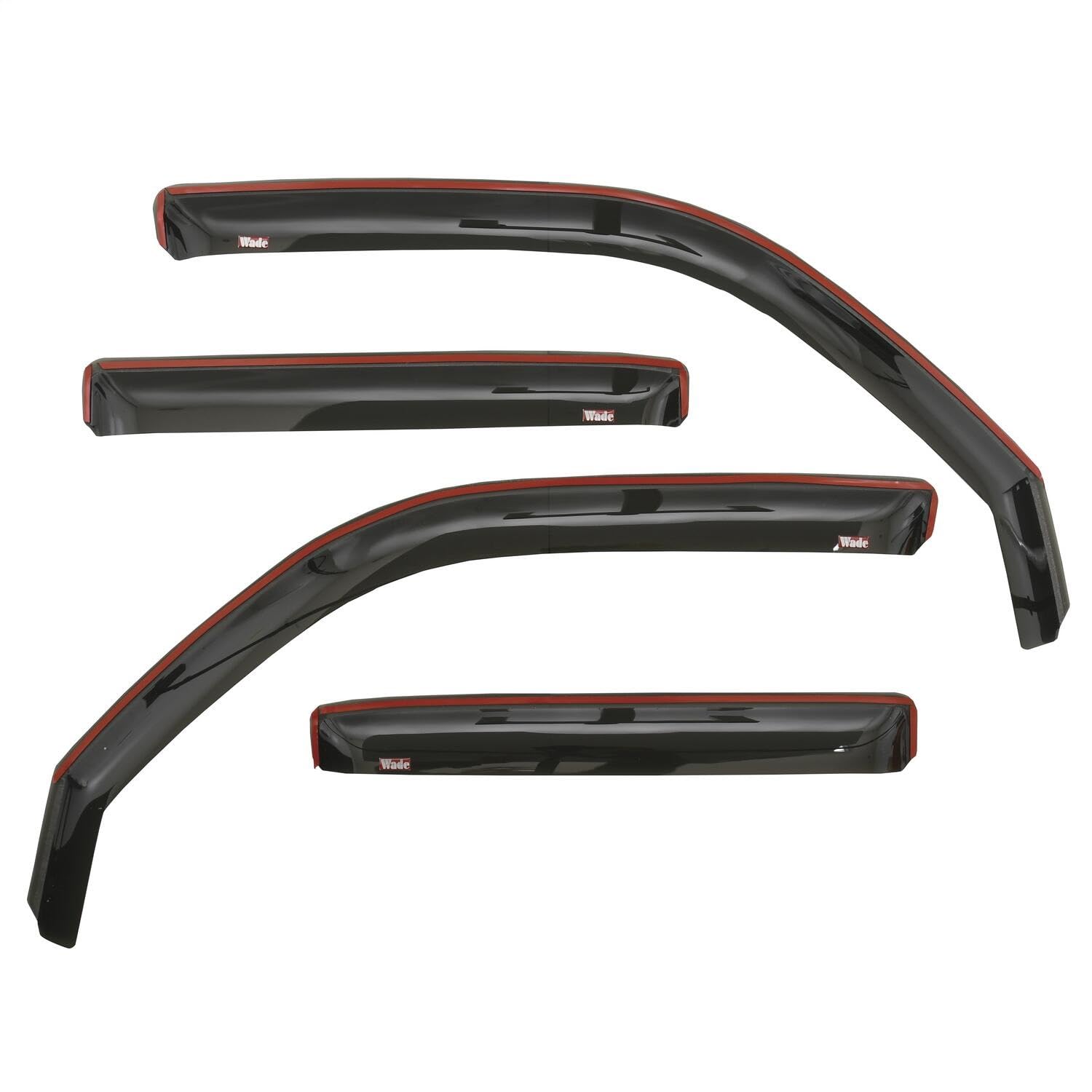 Westin Wade 72-88491 in-Channel Wind Deflectors, Smoke Tint, (4-Piece Set)