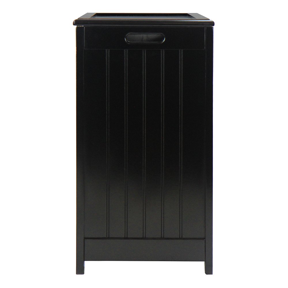 Oceanstar RHP0109MH Rectangular Laundry Wood Hamper, Dark Mahogany Finished