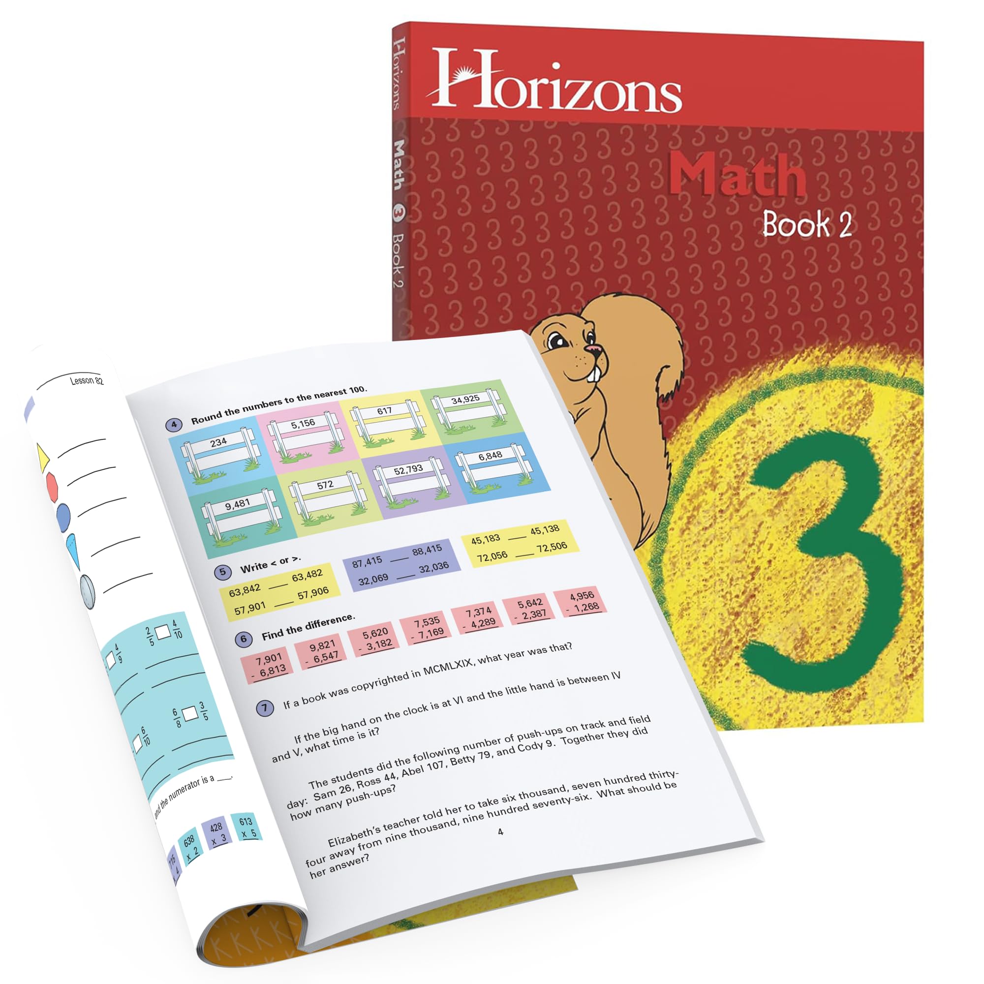 Horizon Math 3rd Grade Student Book 2