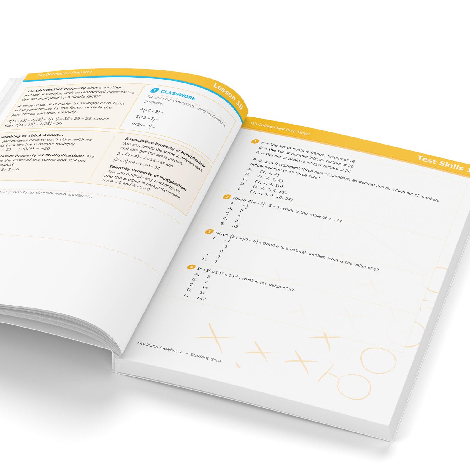 Alpha Omega Publications JMS081 Horizons Math 8 Student Book