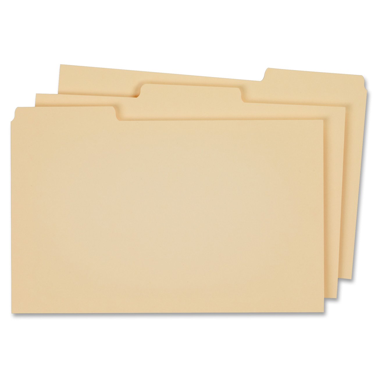 Globe Weis Letter-Size Blank Top Tab File Guides (9321M)
