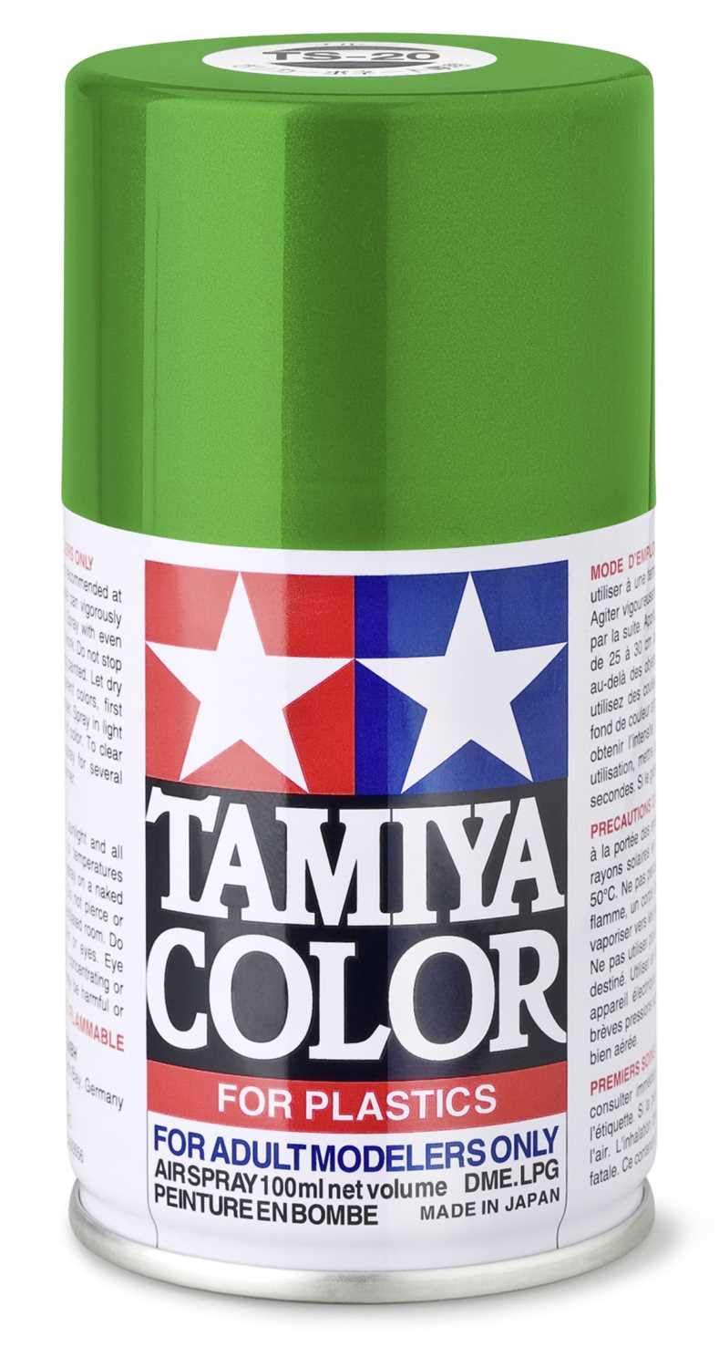 Tamiya 85020 Spray Lacquer TS-20 Metal Green - 100ml Spray Can