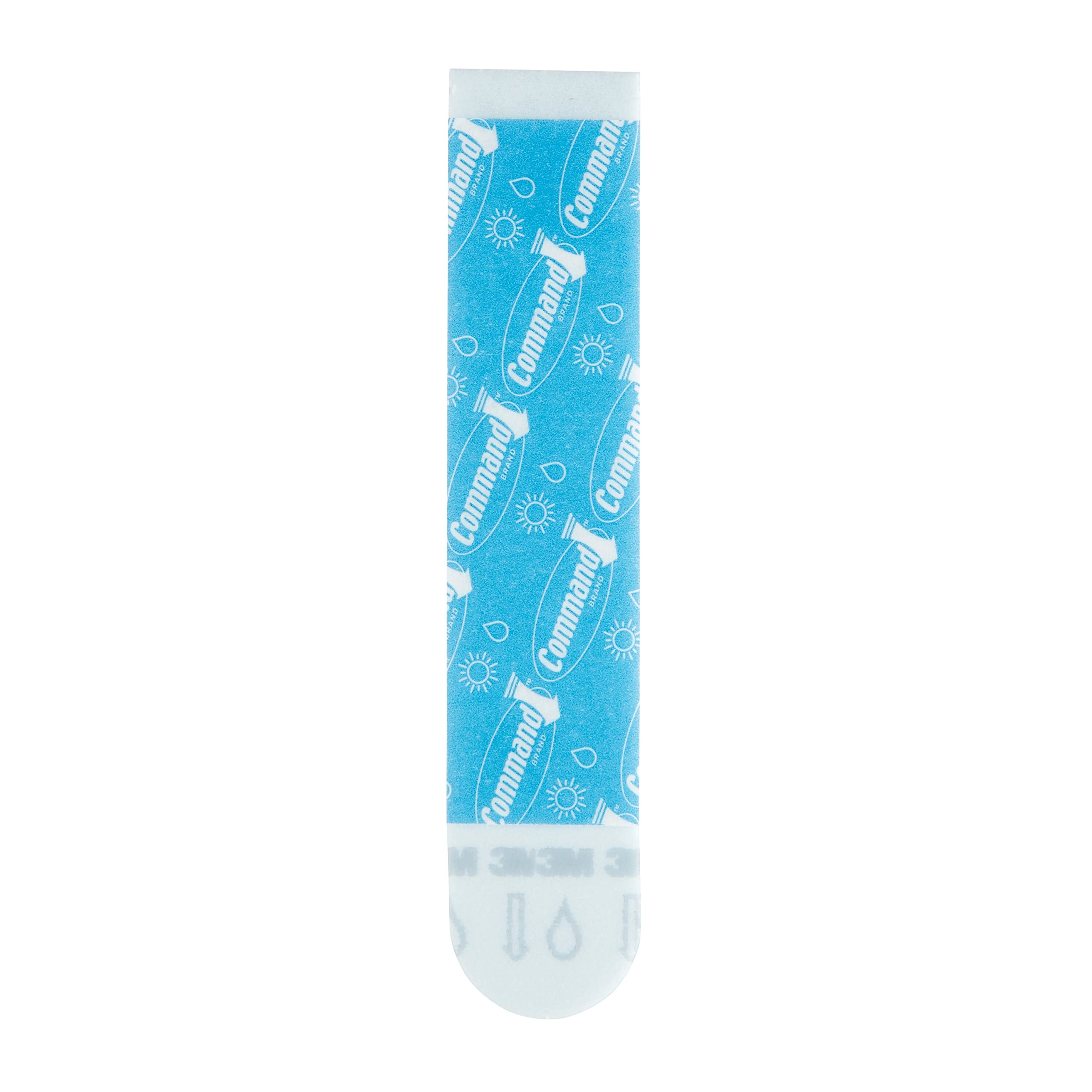 Command Bath Large Water-Resistant Adhesive Refill Strips, 4-Large Strips, Re-Hang Large Bath Hooks or Caddies
