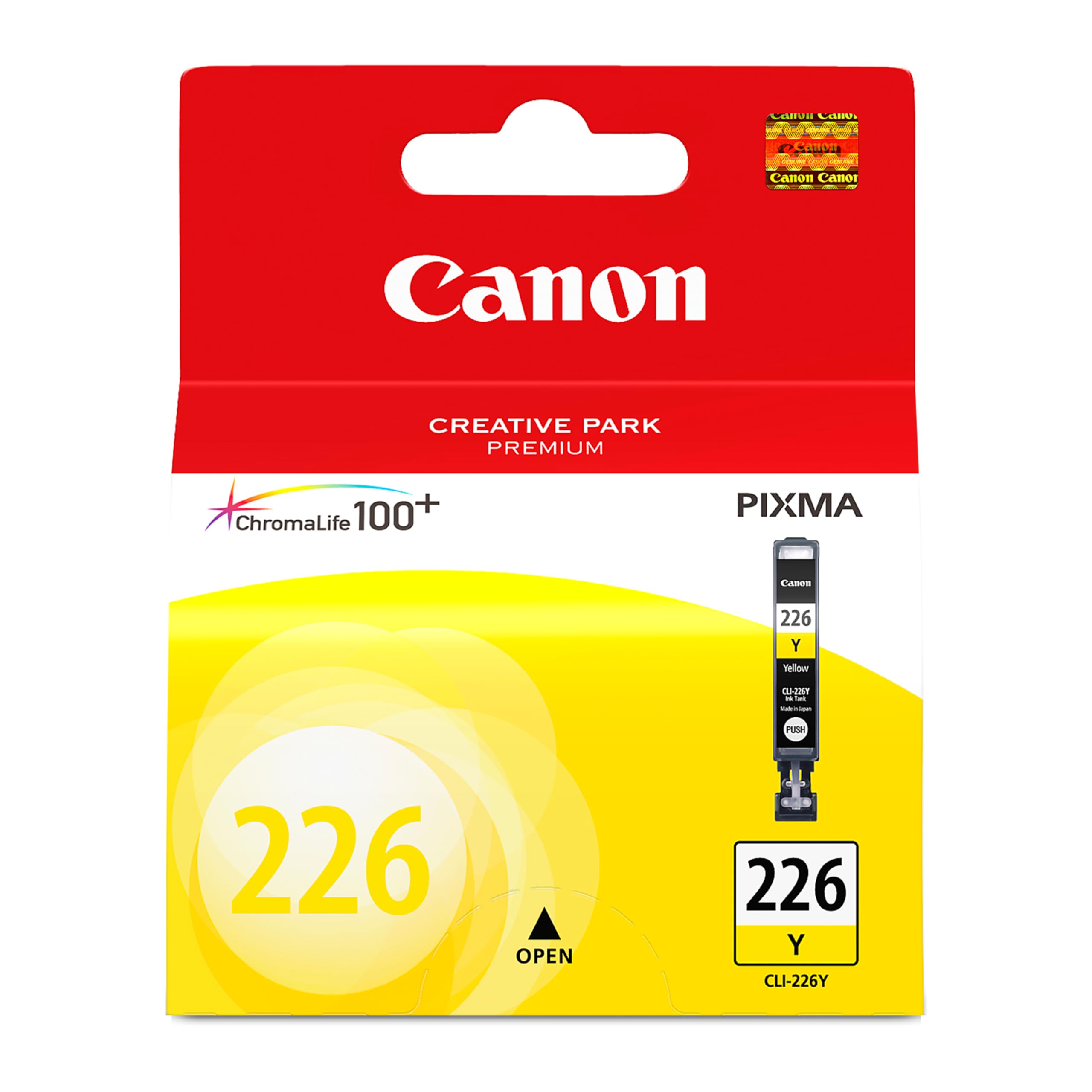 Canon CLI-226 YELLOW Compatible to iP4820,iP4920,iX6520,MG5120 CANON EXCLUSIVE,MG5320,MG5520,MG8120/MG6120,MG8220/MG6220,MX882,MX892/MX472 Printers