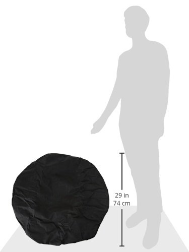 Rampage Universal Medium Spare Tire Cover | For 27-29 Inch Tire, Black Denim | 772915