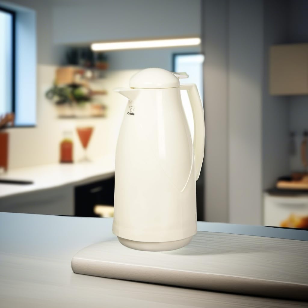 Zojirushi Euro Carafe, 1 Liter, White, Made in Japan