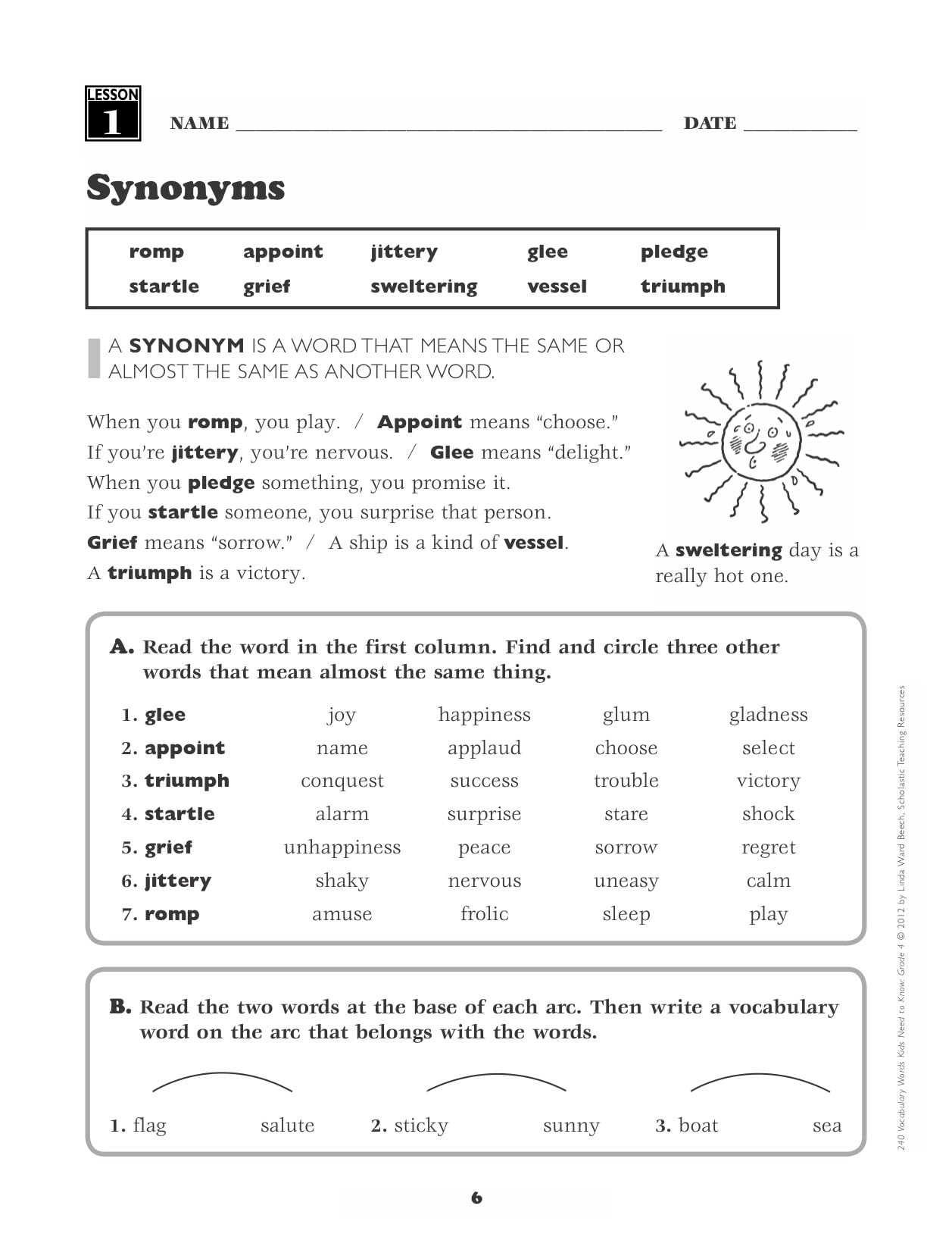 240 Vocabulary Words Kids Need to Know: Grade 4: 24 Ready-To-Reproduce Packets That Make Vocabulary Building Fun & Effective