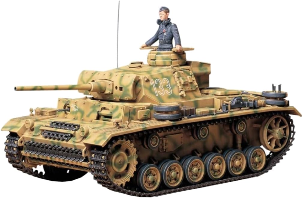 TAMIYA 35215 1/35 German Pz. Kpfw III Ausf. L Tank Plastic Model Kit