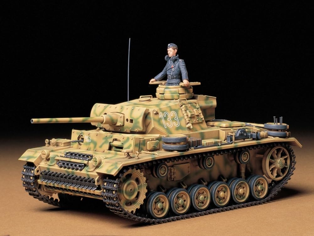 TAMIYA 35215 1/35 German Pz. Kpfw III Ausf. L Tank Plastic Model Kit
