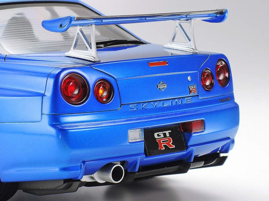 TAMIYA Nissan Skyline GT-R R34 V-Spec II 1/24 Scale Model Kit 24258