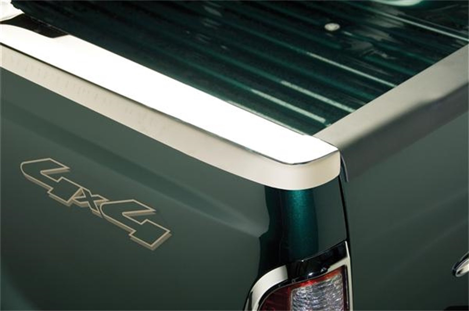 Putco 59511 Stainless Steel Skins Bed Rail Caps (Without Holes)