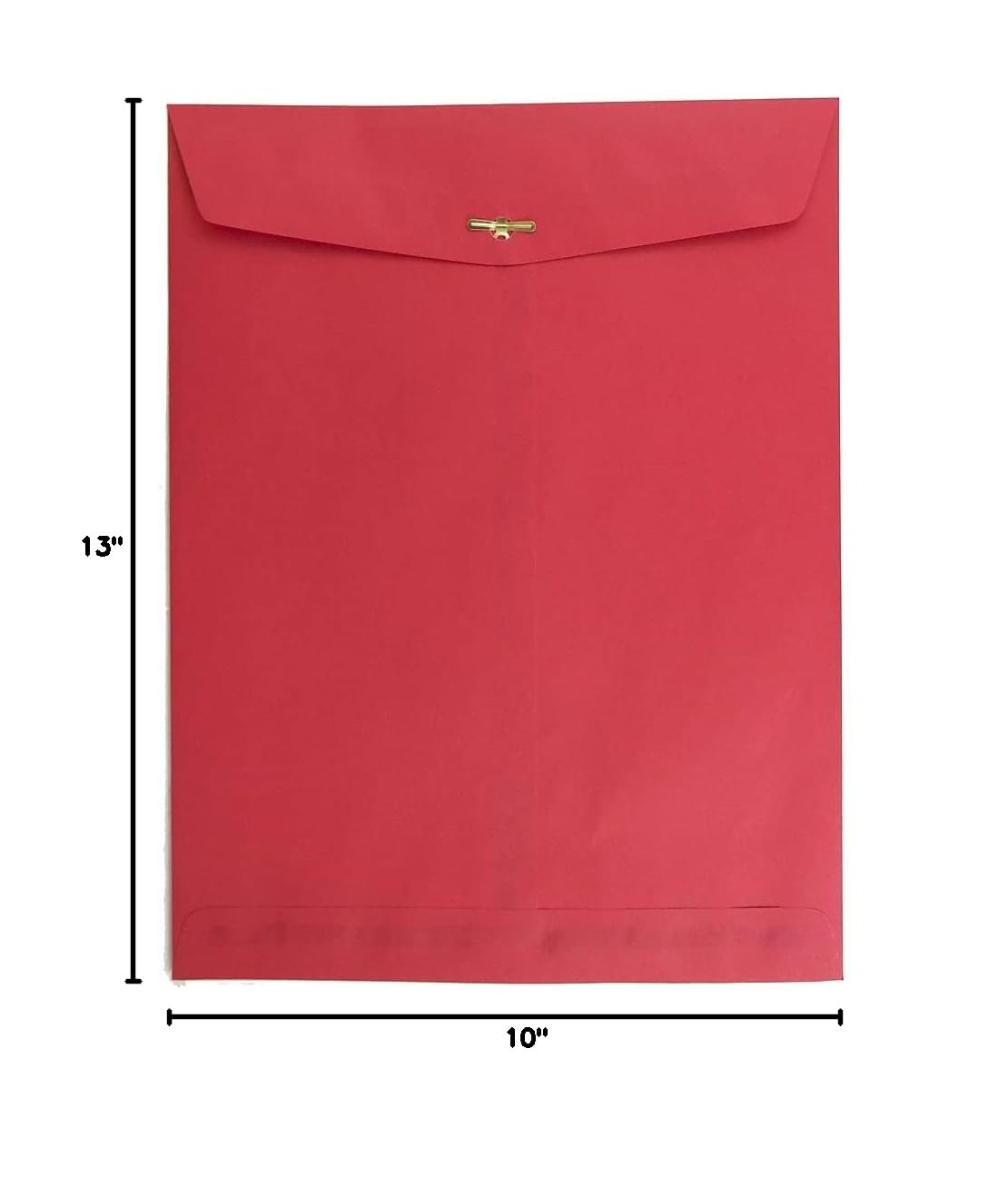 Jam Paper 87477 Open End Clasp #13 Catalog Envelope, 10-Inch X 13-Inch, Red, 100/Box