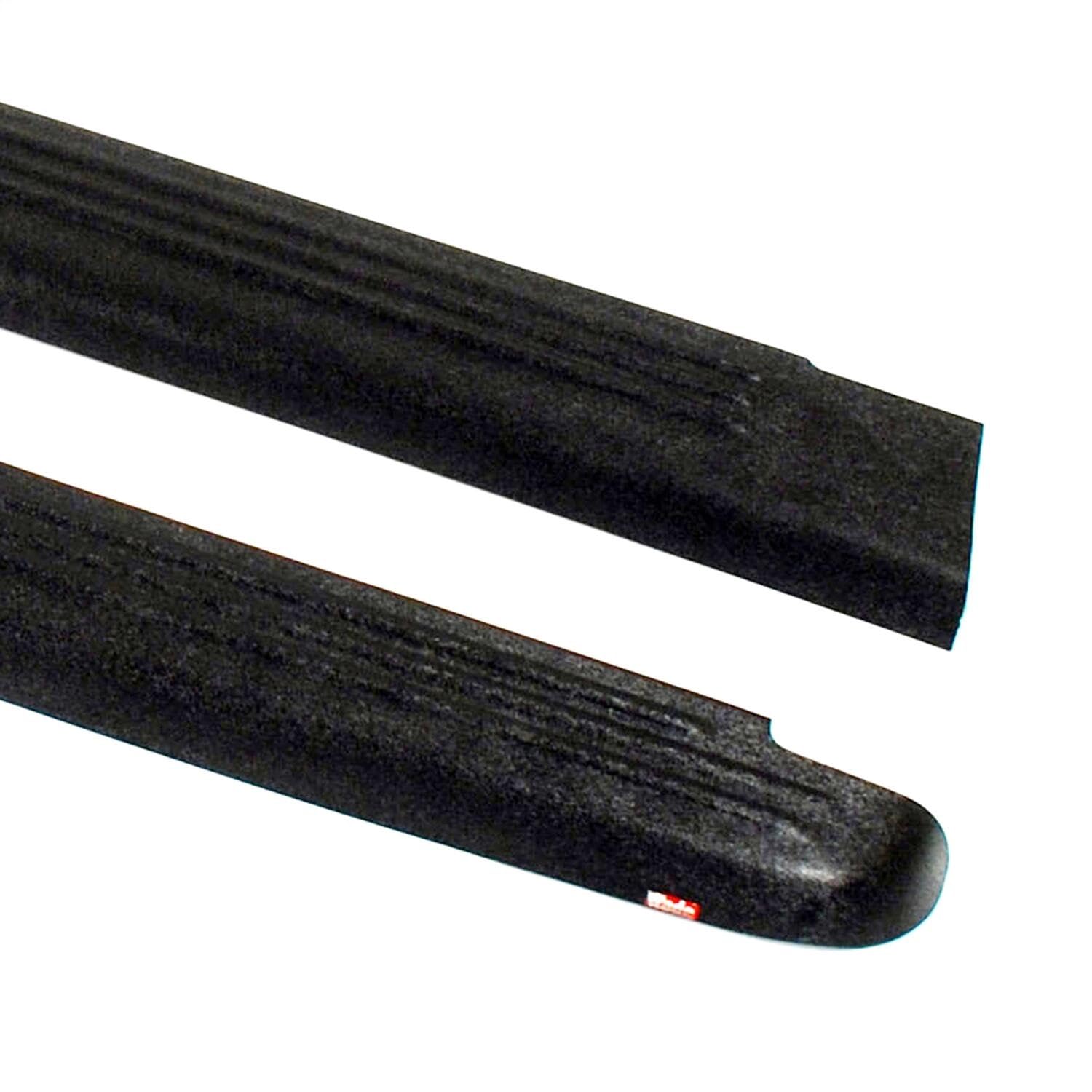 Wade 72-00721 Truck Bed Rail Caps Black Ribbed Finish without Stake Holes for 2000-2005 Toyota Tundra with 6.5ft bed (Set of 2)