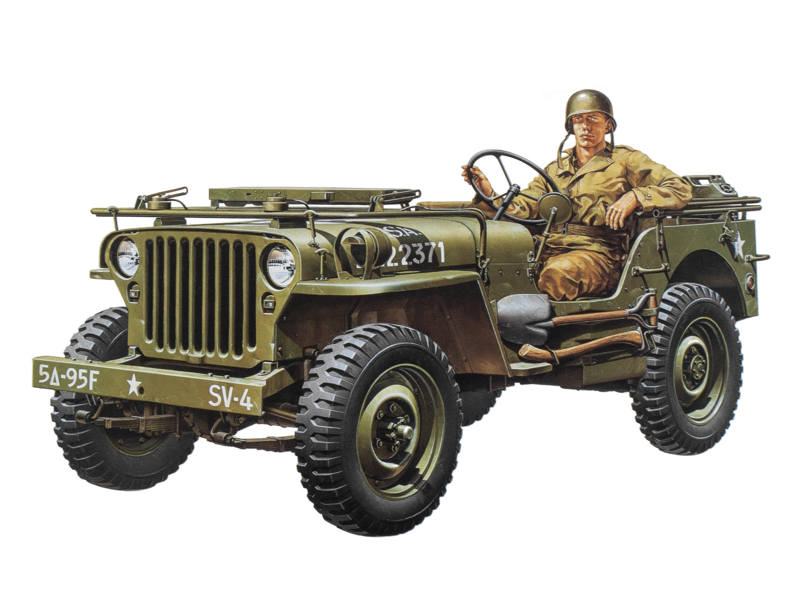 TAMIYA Jeep Willys 1/4 Ton 4X4 Hobby Model Kit