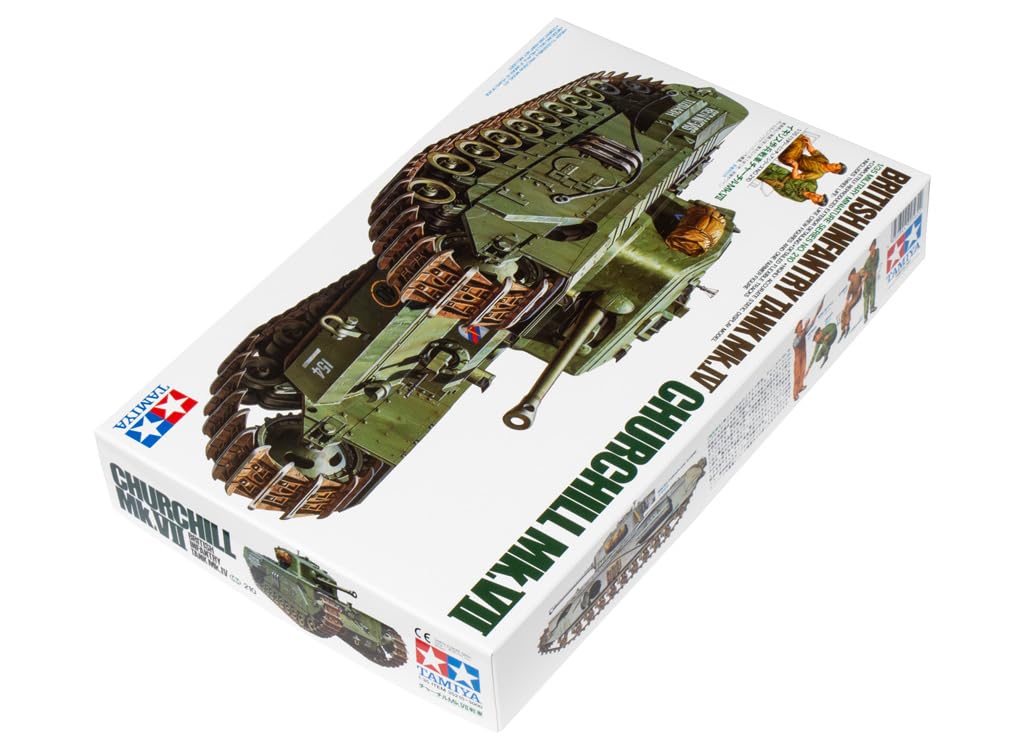 TAMIYA America, Inc 1/35 British Churchill MKVII Tank, TAM35210