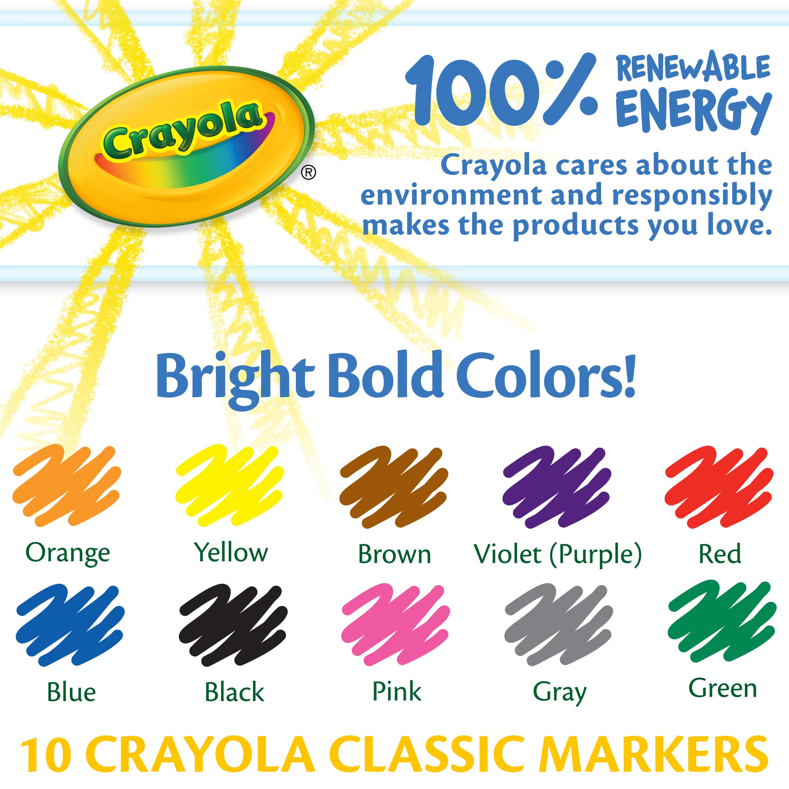 Crayola Fine Line Markers For Kids, Back to School Supplies For Teachers, Bulk Markers For School, 200 Count, Brown