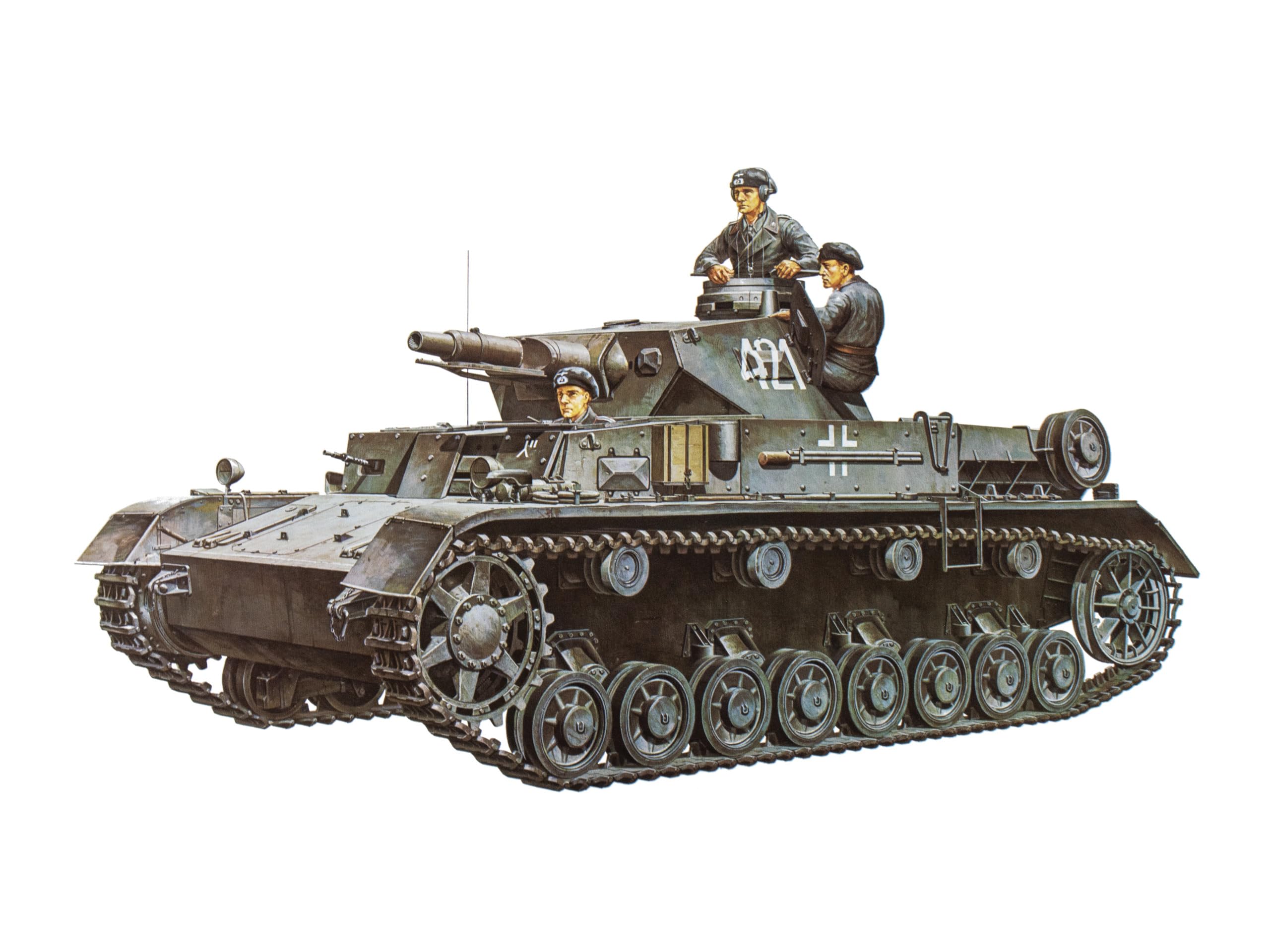 Tamiya 35096 1/35 German Pzkpw IV AUSFD Plastic Model Kit