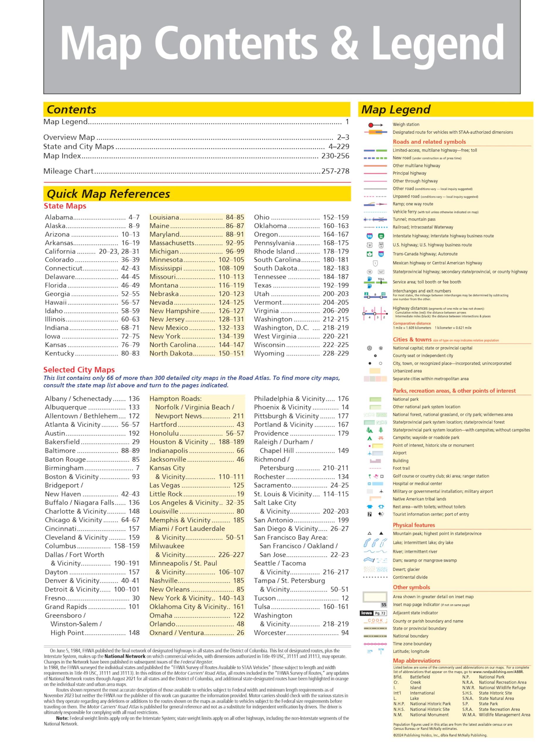 Rand McNally Large Scale Motor Carriers' Road Atlas