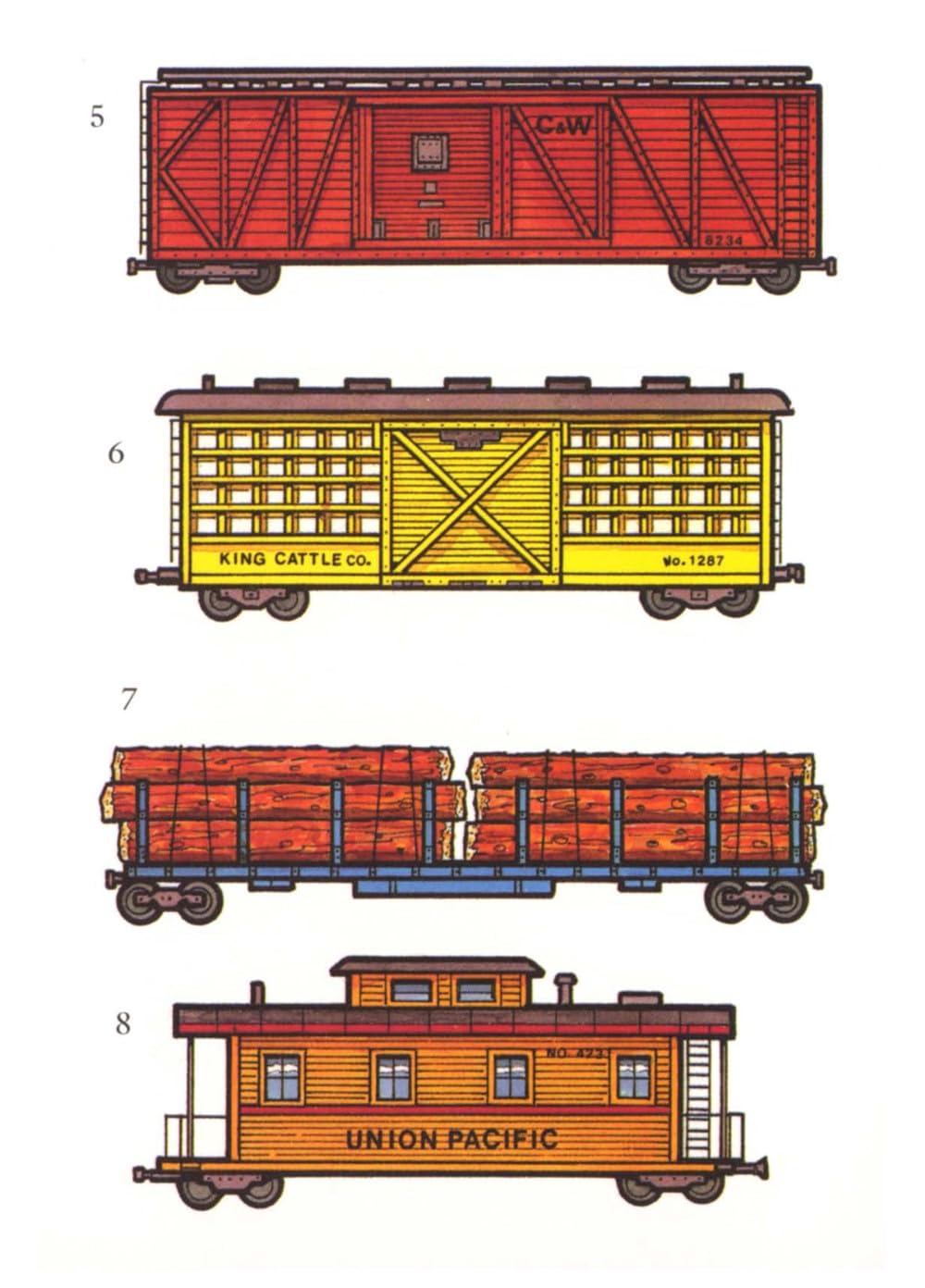 Train Stickers (Dover Little Activity Books Stickers)