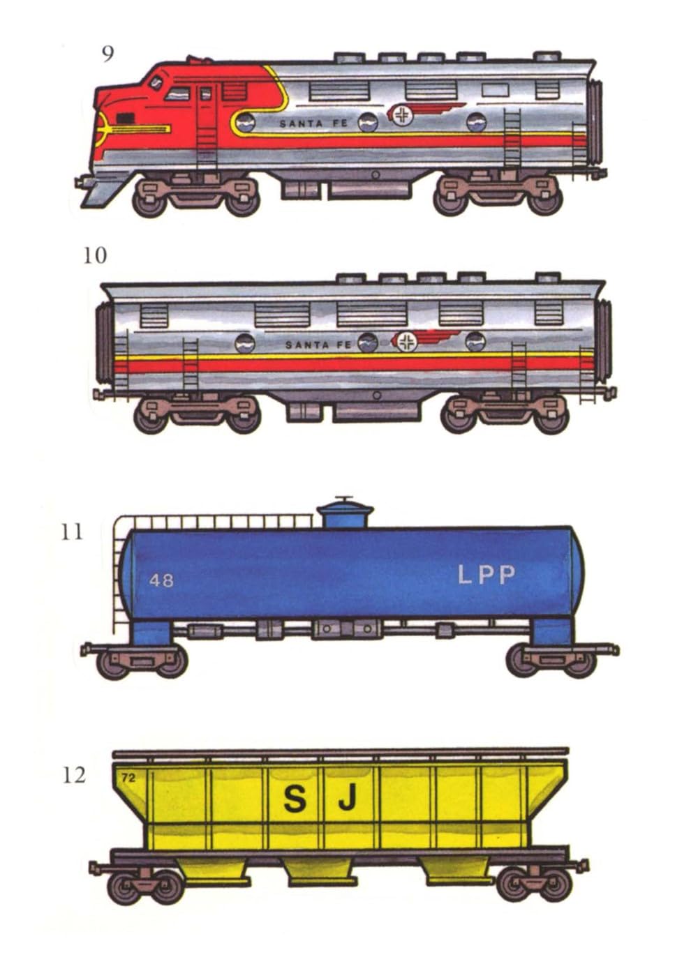 Train Stickers (Dover Little Activity Books Stickers)