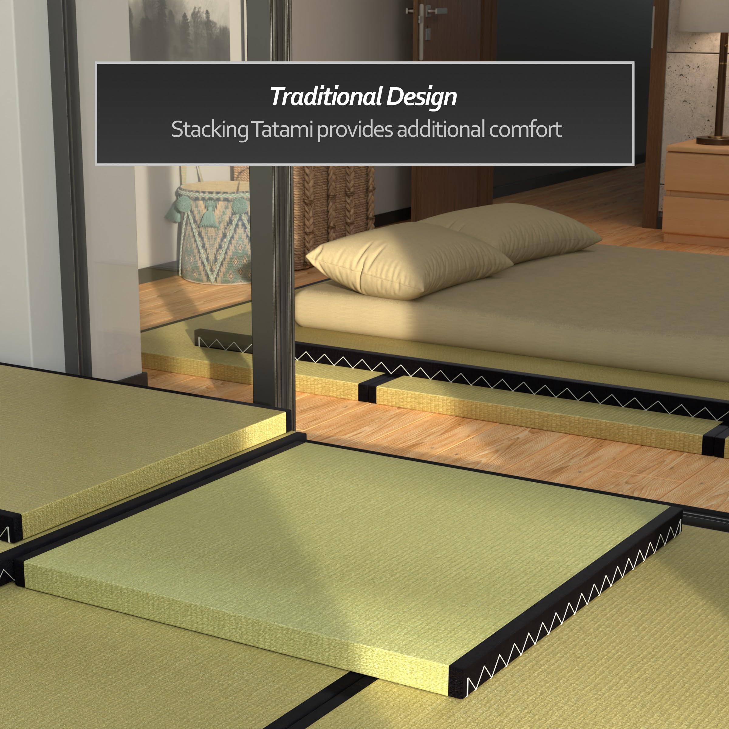 Oriental Furniture Queen Tatami Mat
