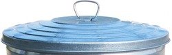 Witt Industries WHD24L Galvanized Garbage Can Lid, 24 Gallon Heavy Duty
