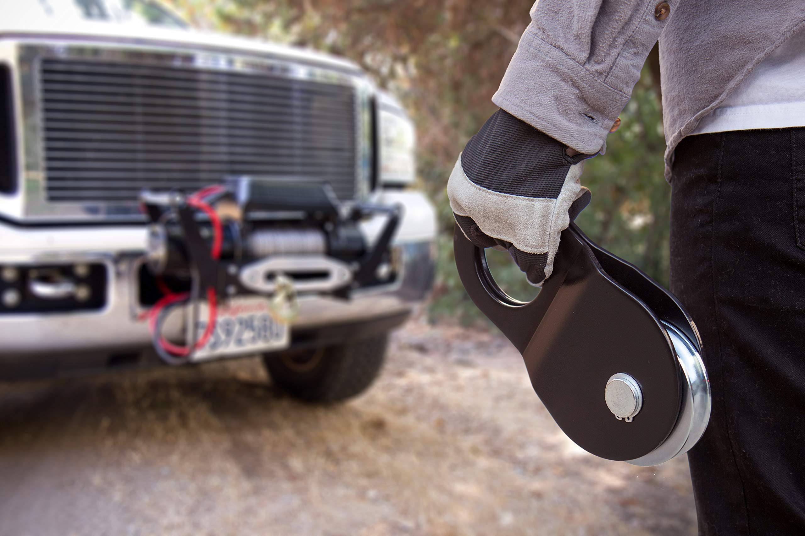 Champion Power Equipment-C11003 Snatch Block, 15,000 lb.