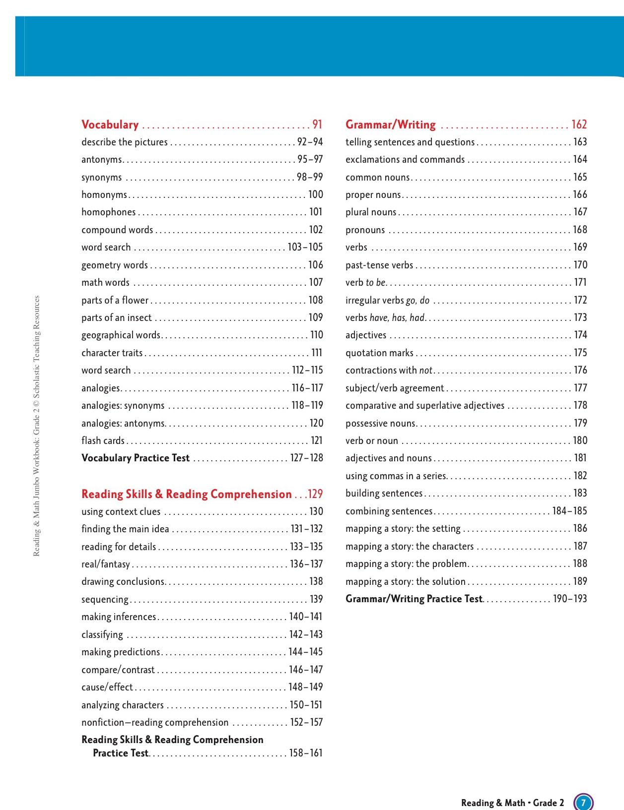 Scholastic Success with Reading and Math Jumbo Workbook