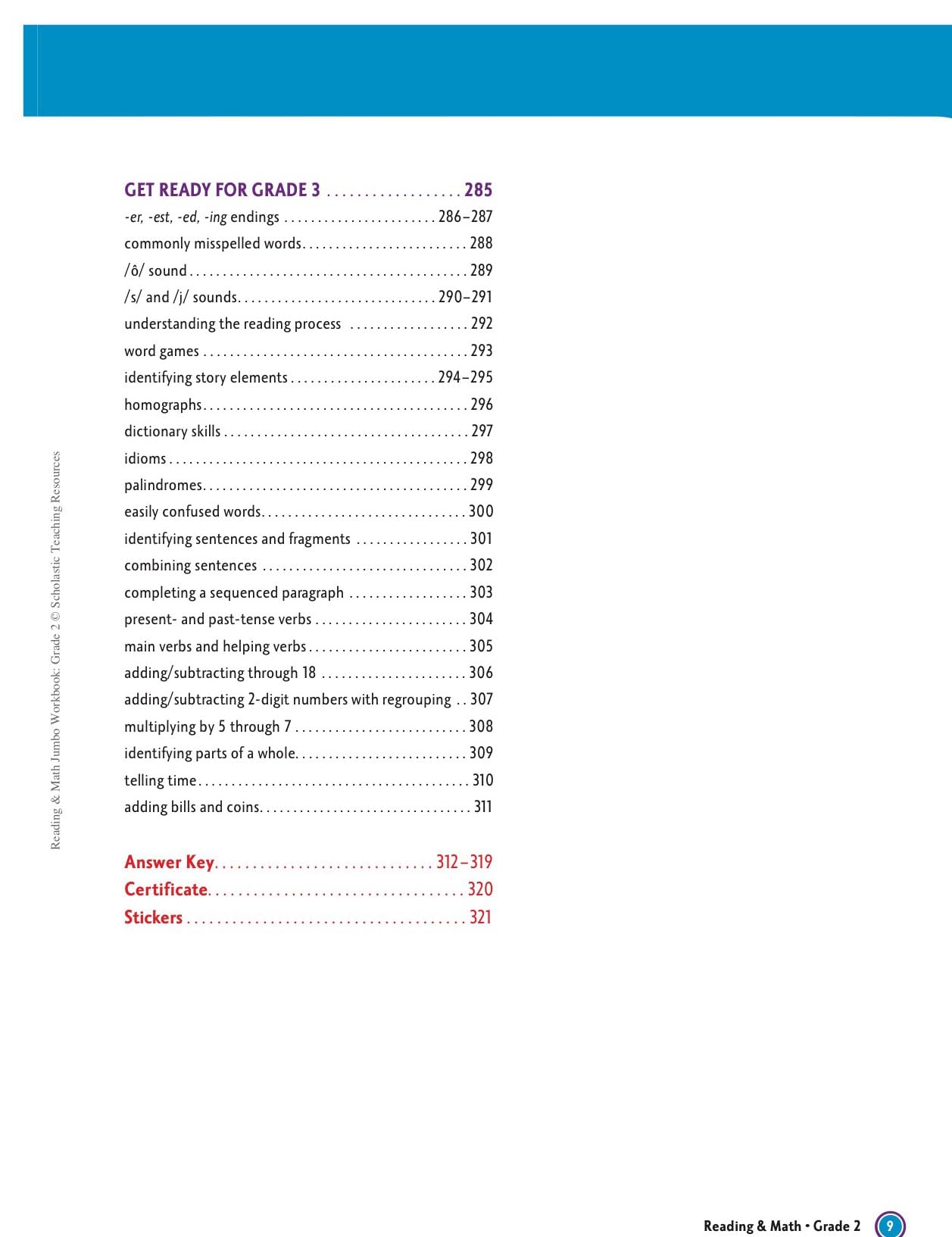 Scholastic Success with Reading and Math Jumbo Workbook