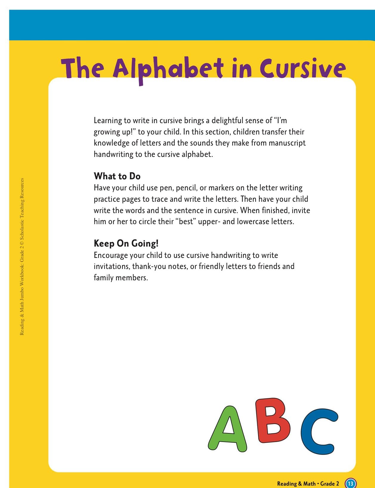 Scholastic Success with Reading and Math Jumbo Workbook