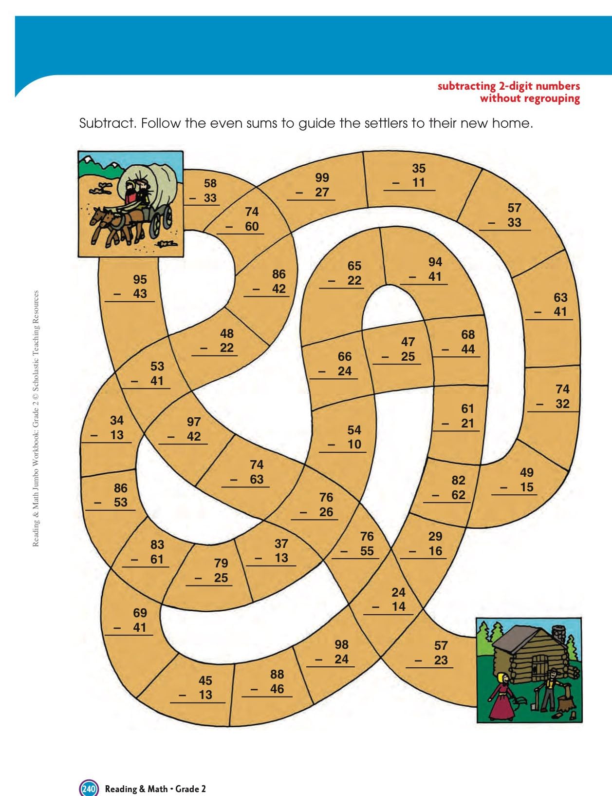 Scholastic Success with Reading and Math Jumbo Workbook