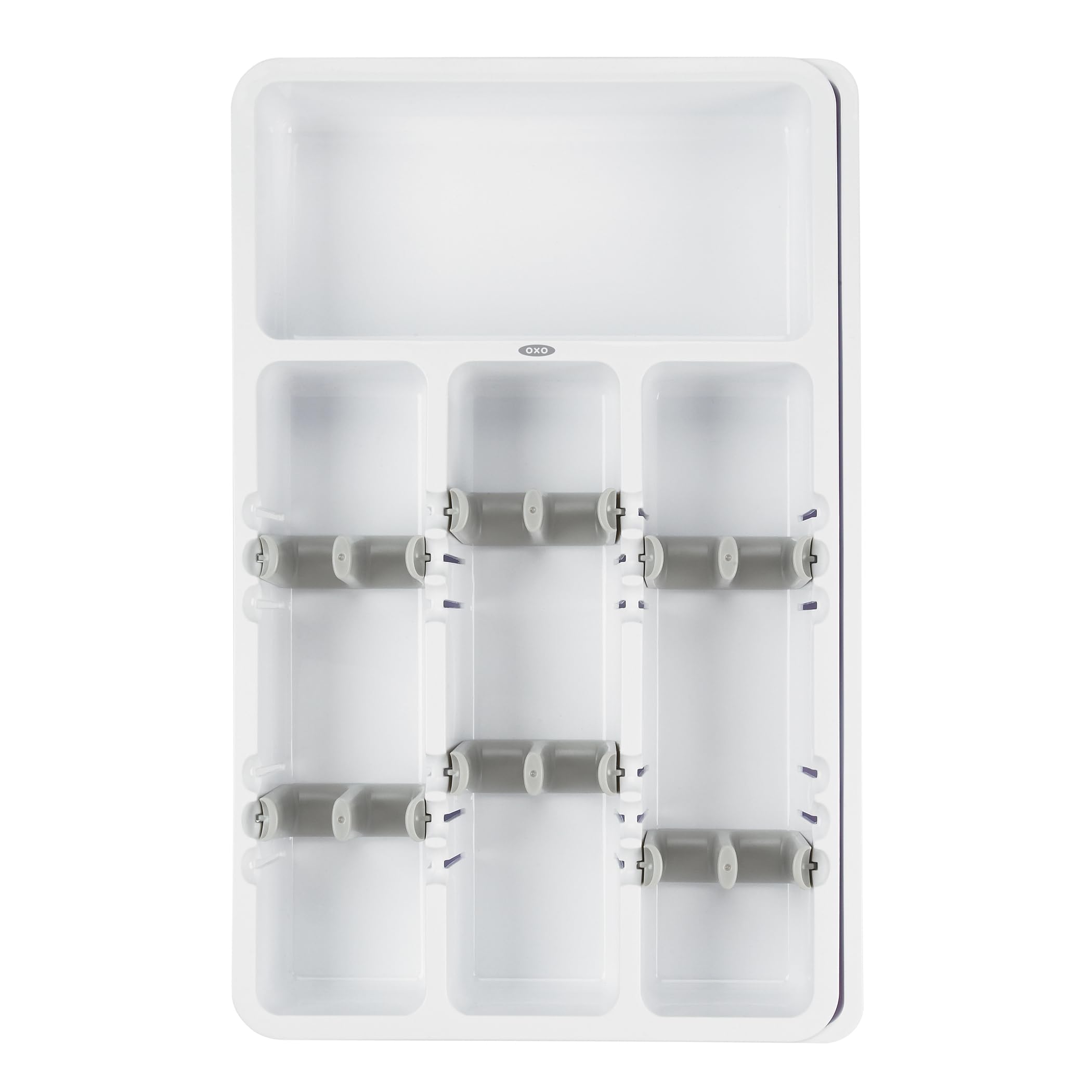 OXO Good Grips Expandable Utensil Organizer, 9.75 inches, White