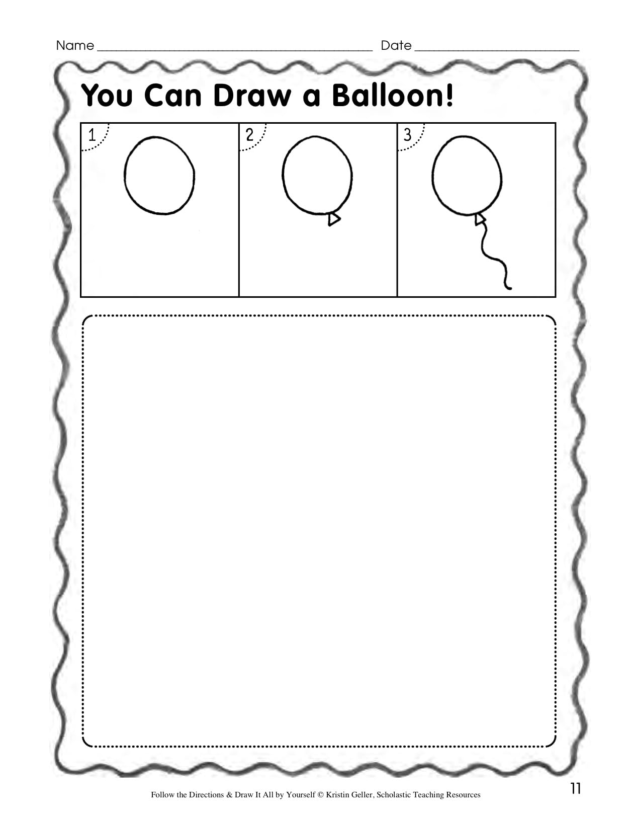 Follow the Directions & Draw It All by Yourself!: 25 Reproducible Lessons That Guide Kids to Draw Adorable Pictures